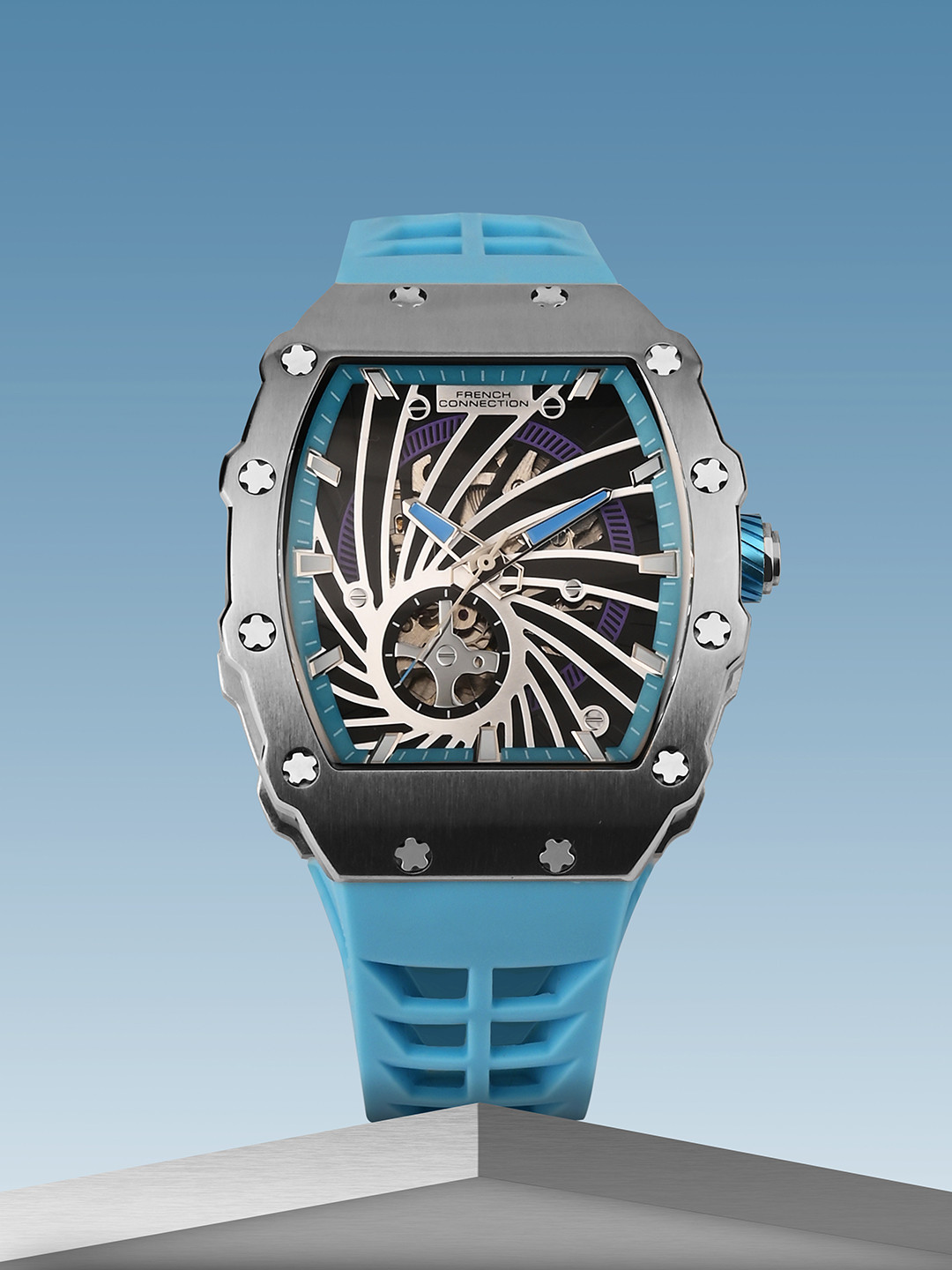 Buy French Connection Men Dial & Bracelet Style Straps Analogue ...