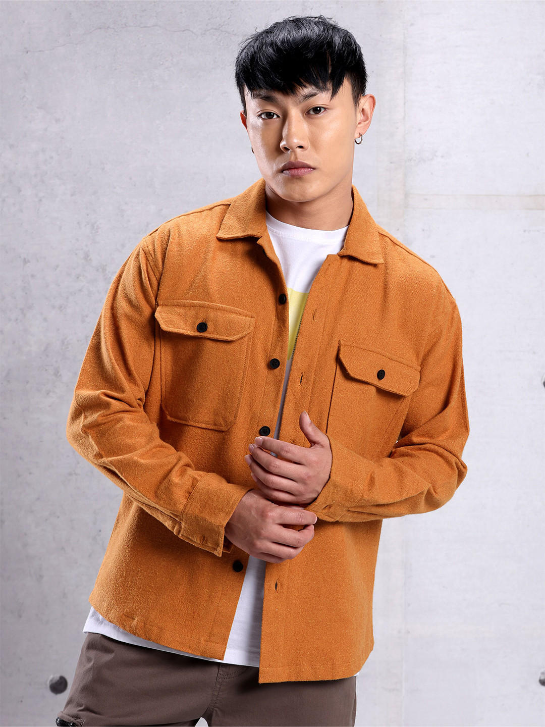 Buy Beyoung Flannel Shirt - Shackets for Men 29309338 | Myntra