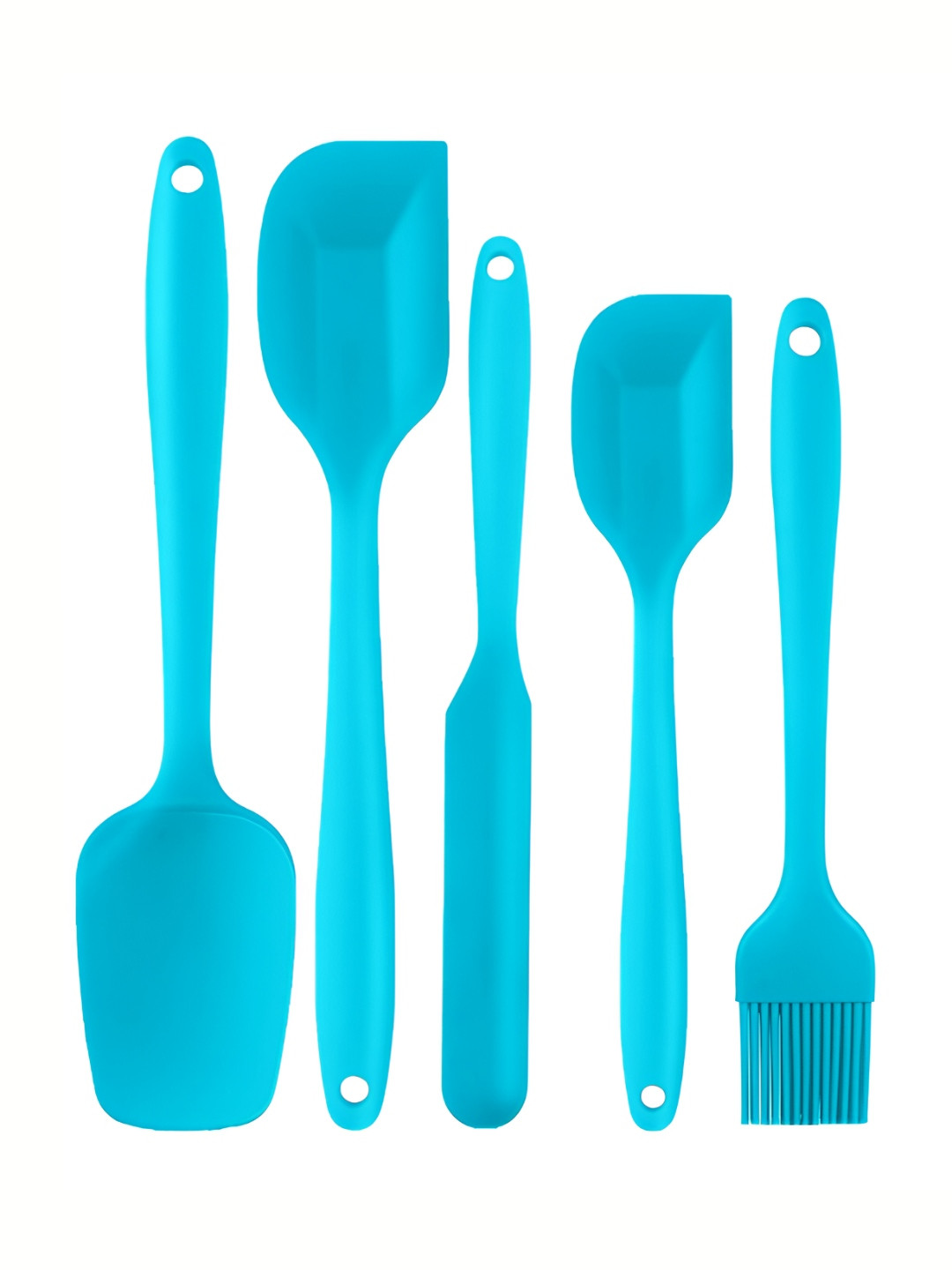 Buy P Plus International Blue 5 Pieces Non Stick Spatula Set - Spatula ...