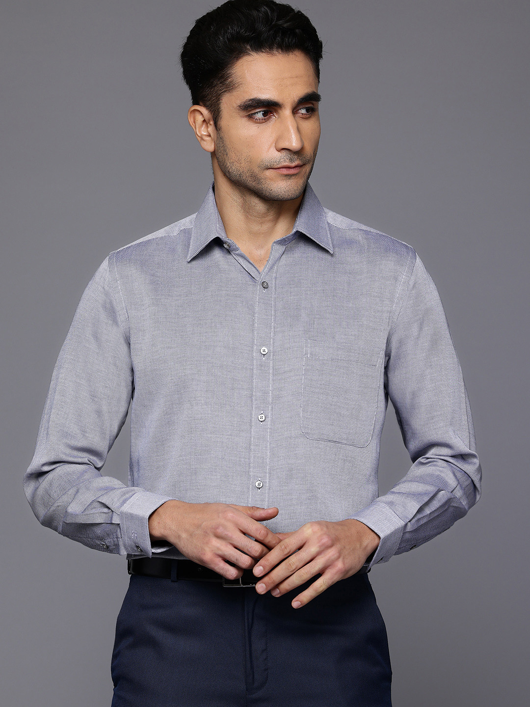 Buy Raymond Pure Cotton Slim Fit Formal Shirt - Shirts for Men 29314892 ...