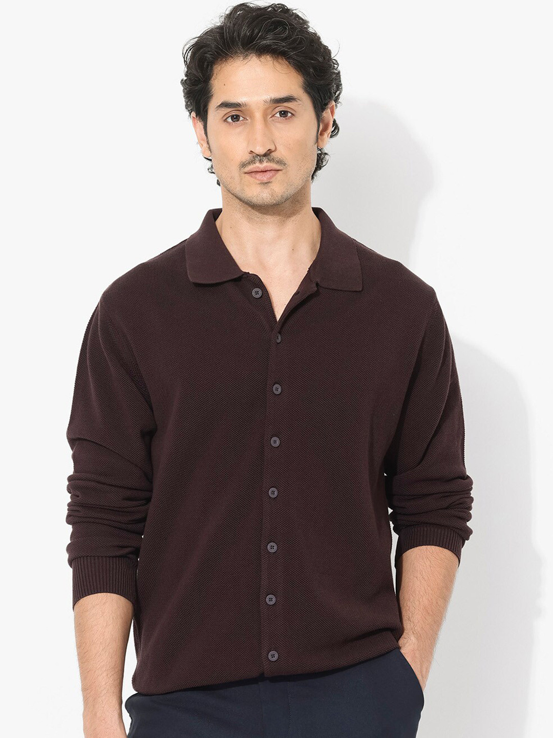 Buy RARE RABBIT Men Alias N Regular Fit Spread Collar Shirt - Shirts ...