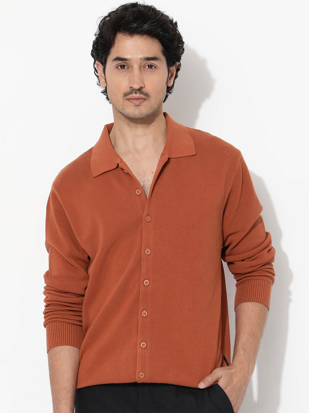 Buy RARE RABBIT Men Alias N Regular Fit Spread Collar Shirt - Shirts ...