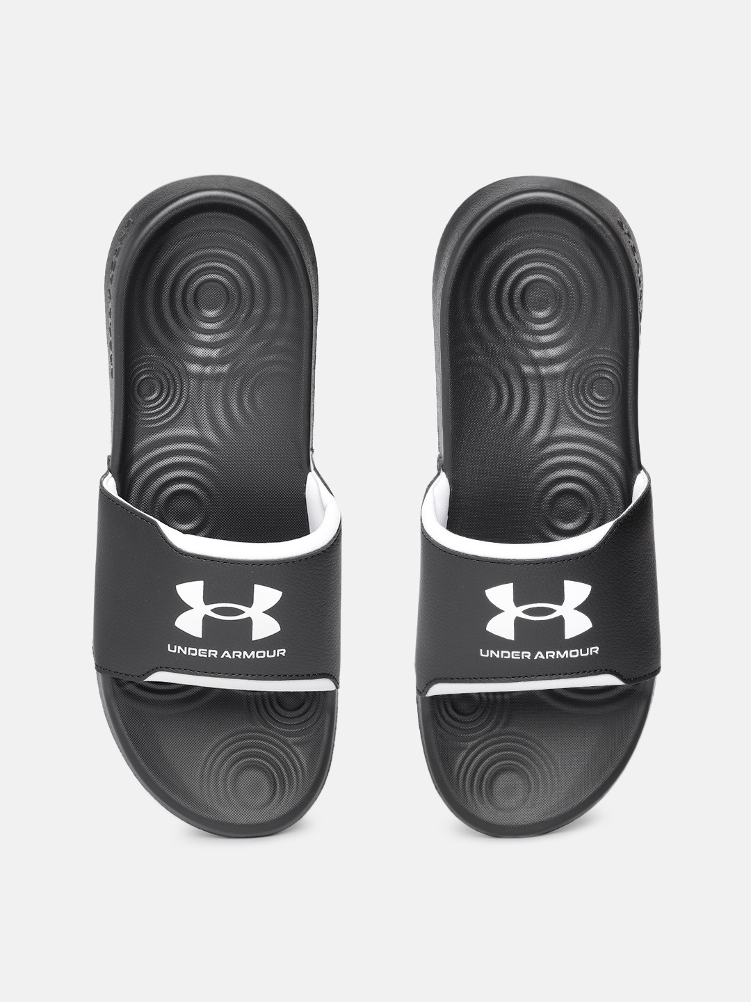 Buy UNDER ARMOUR Men Brand Logo Printed Sliders - Flip Flops for Men ...
