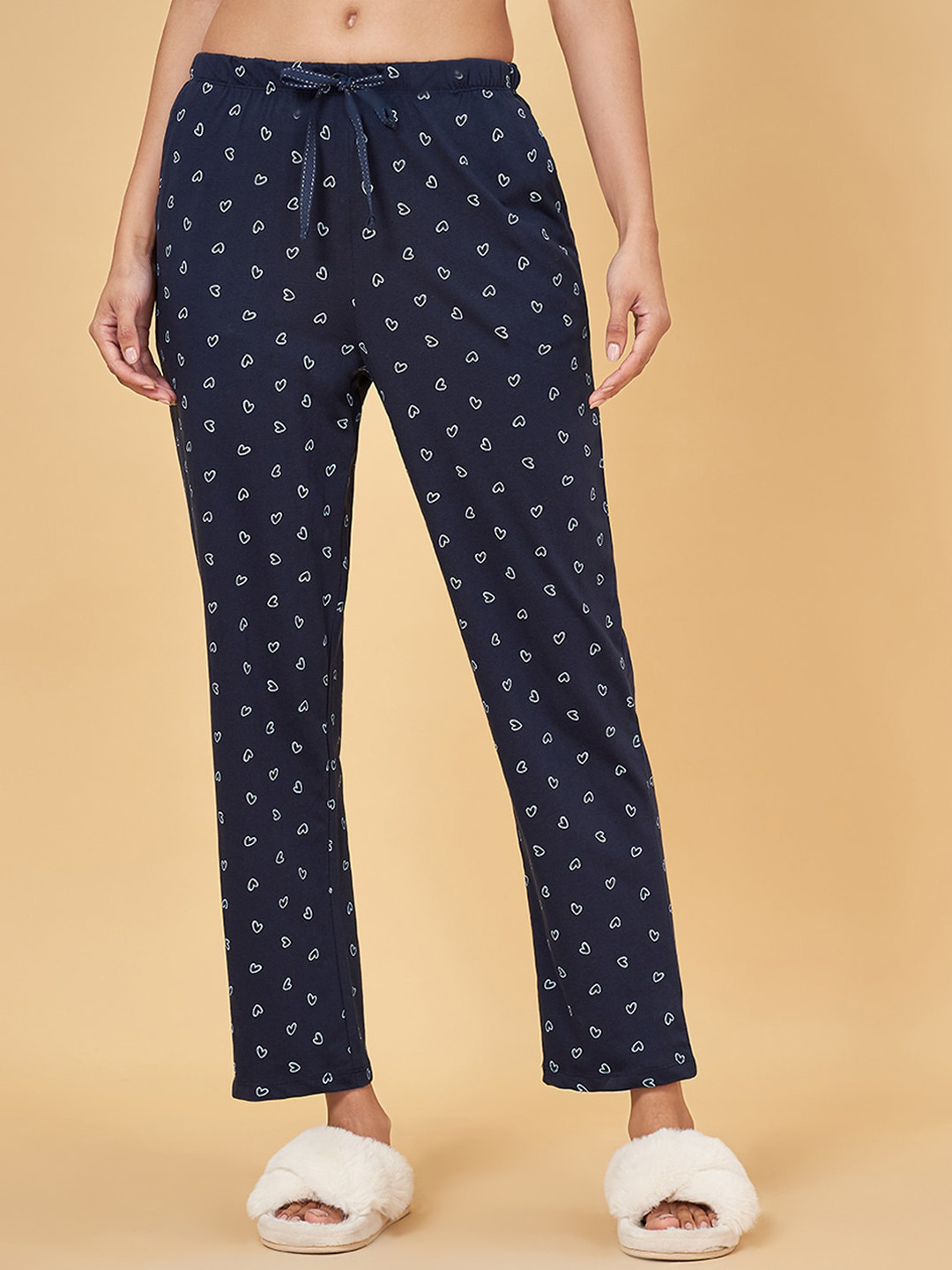 Buy Dreamz By Pantaloons Printed Pure Cotton Lounge Pants - Lounge ...