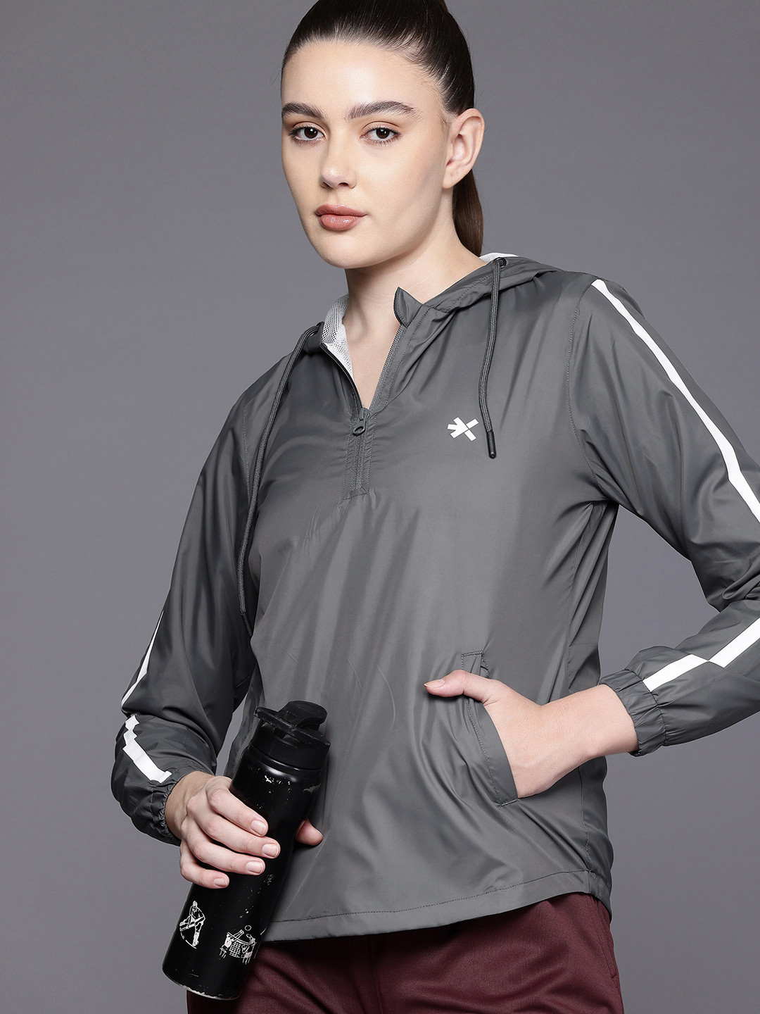 Buy HRX By Hrithik Roshan Rapid Dry Hooded Training Jacket - Jackets ...