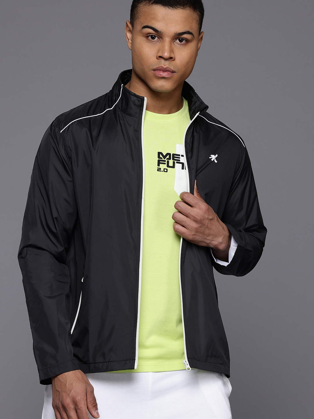 Buy HRX By Hrithik Roshan Rapid Dry Training Jacket - Jackets for Men ...