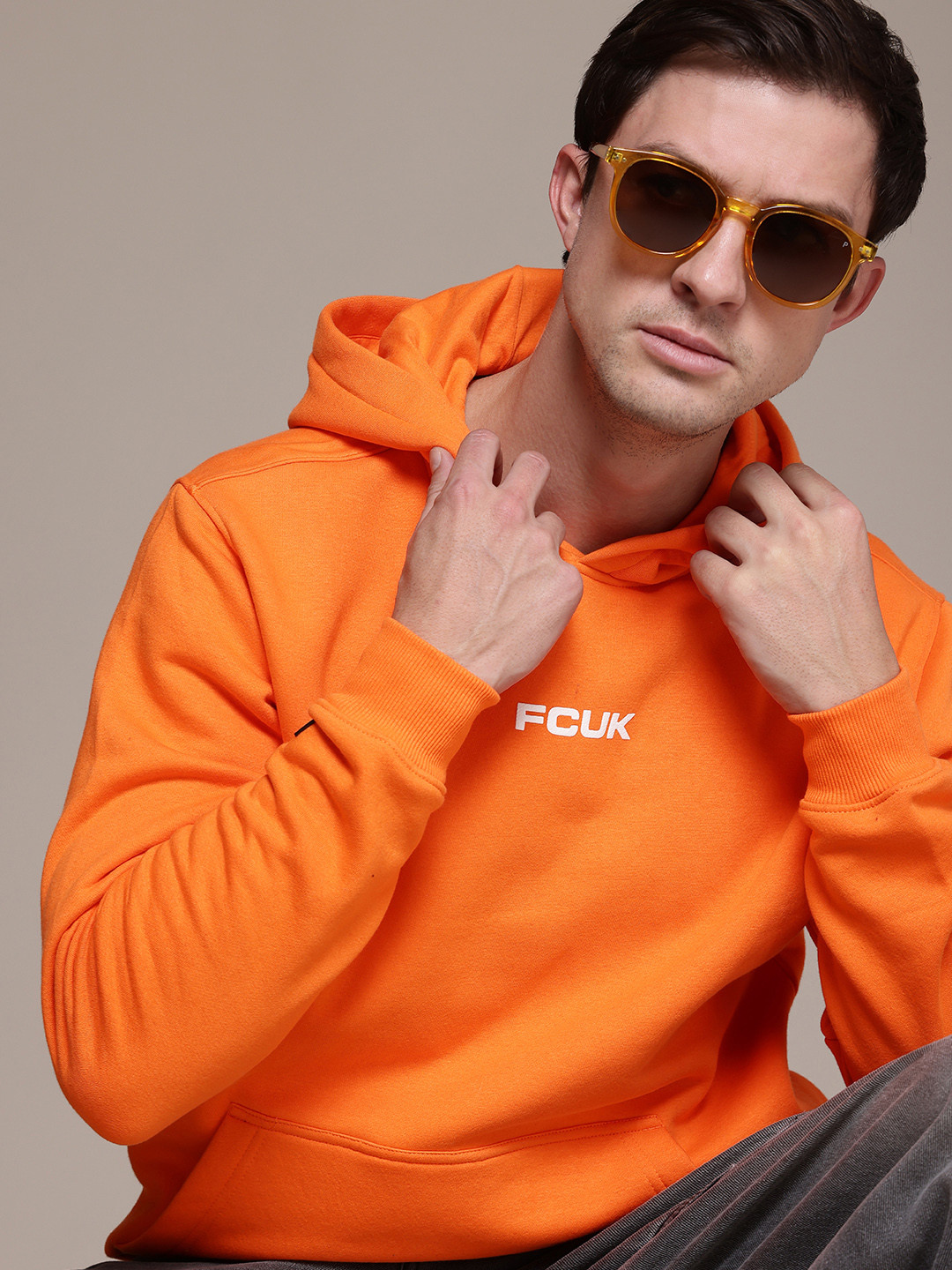 Buy FCUK Hooded Sweatshirt - Sweatshirts for Men 29330776 | Myntra