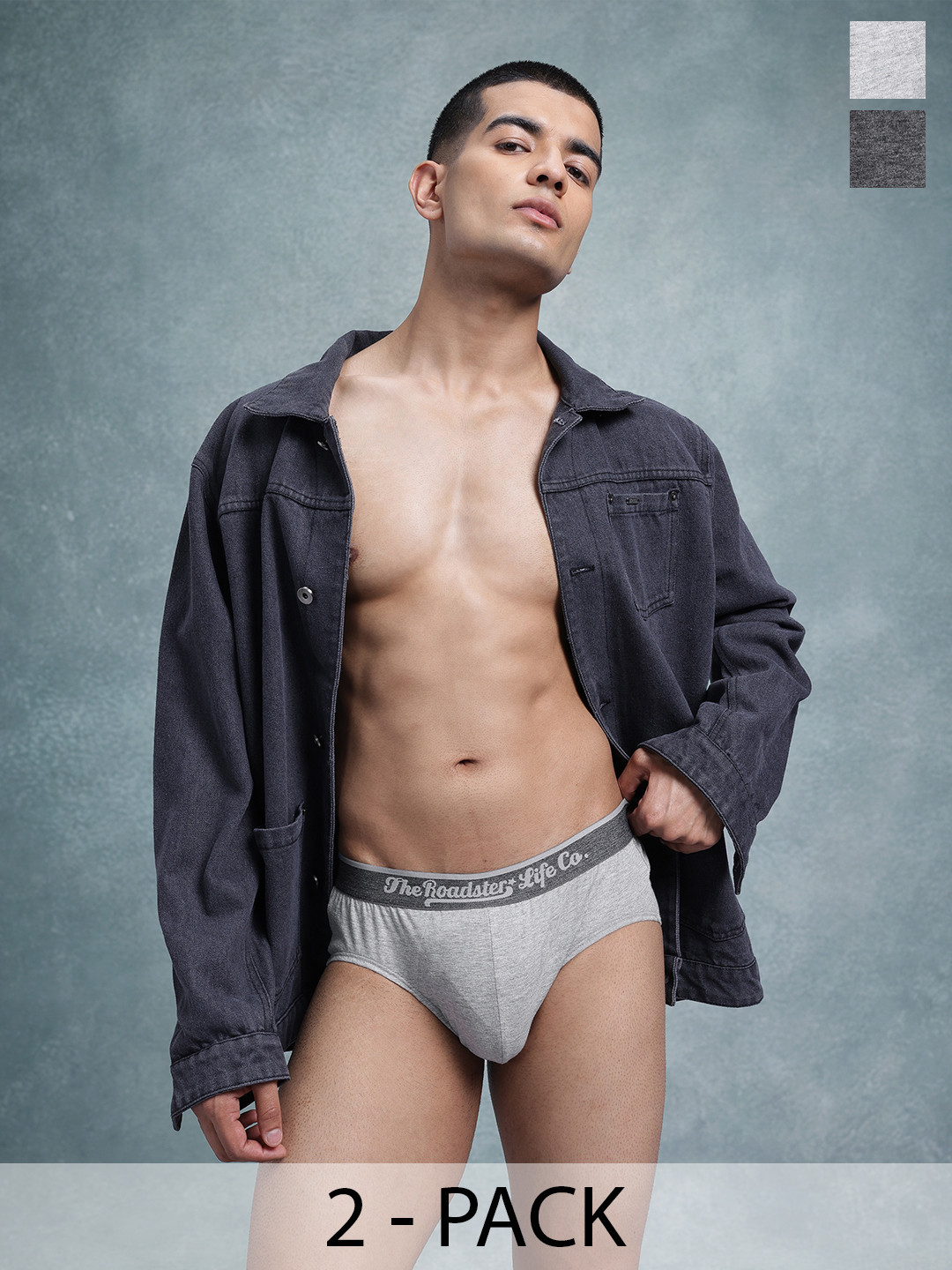 Buy The Roadster Life Co. Men Pack Of 2 Briefs RD_SS24_BRF_001_E - Briefs for Men 29349214 | Myntra