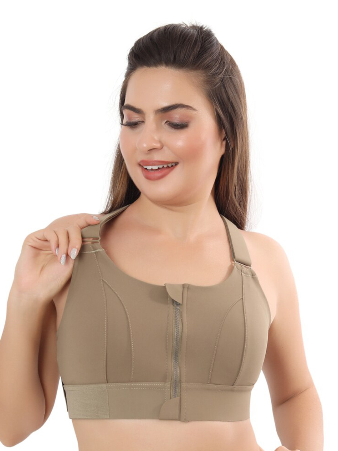 Buy Bella Voste Full Coverage Lightly Padded High Support Workout Bra ...