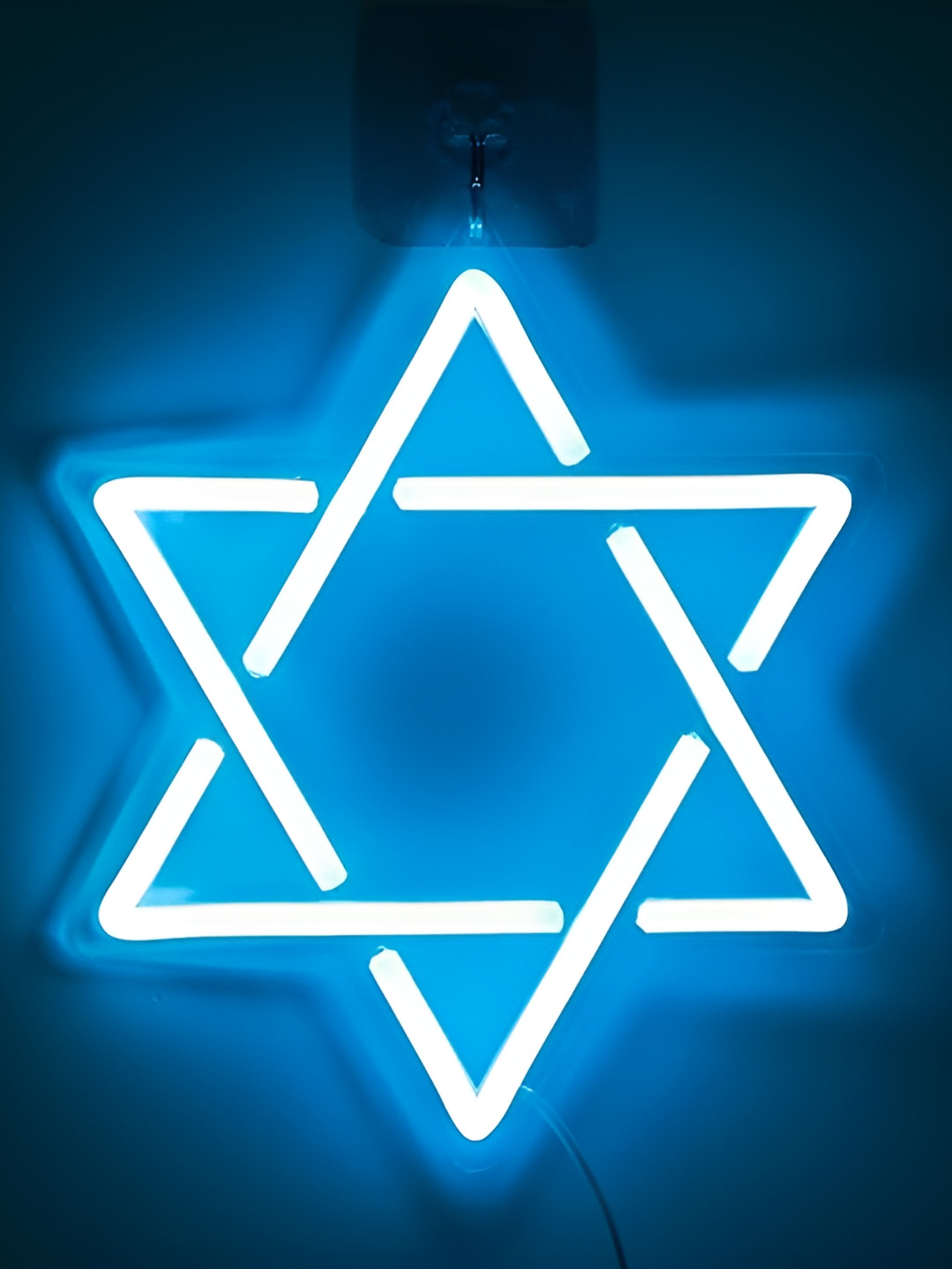 Buy The Party Planet Blue & White Neon String Light - String Lights for ...