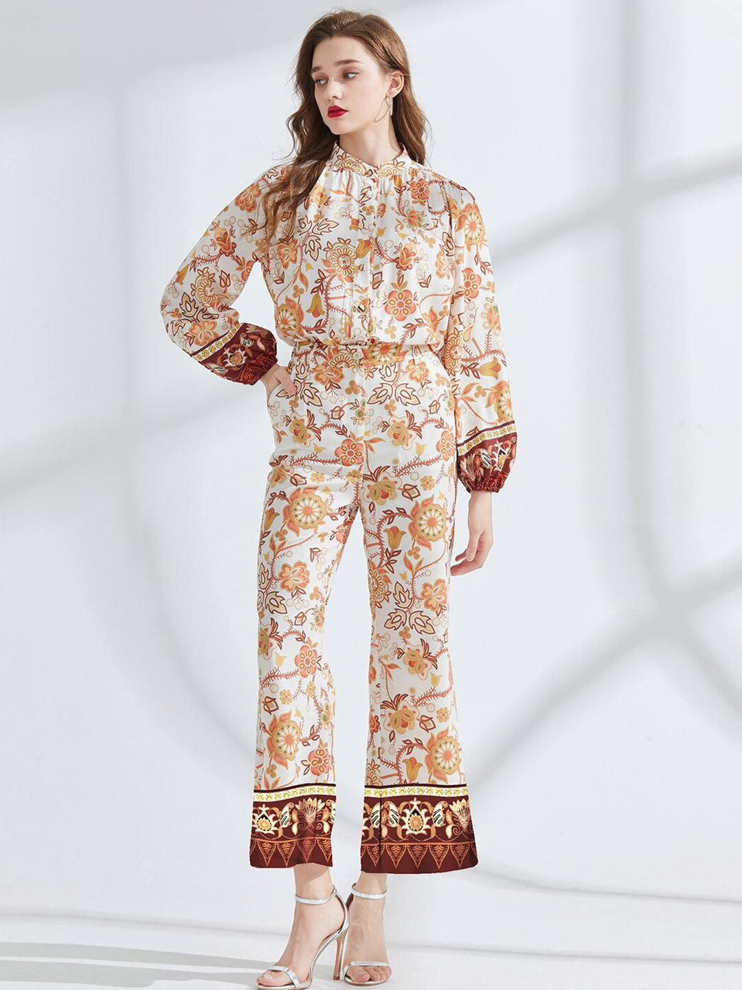 Buy JC Collection Floral Printed Shirt With Trousers - Co Ords for ...