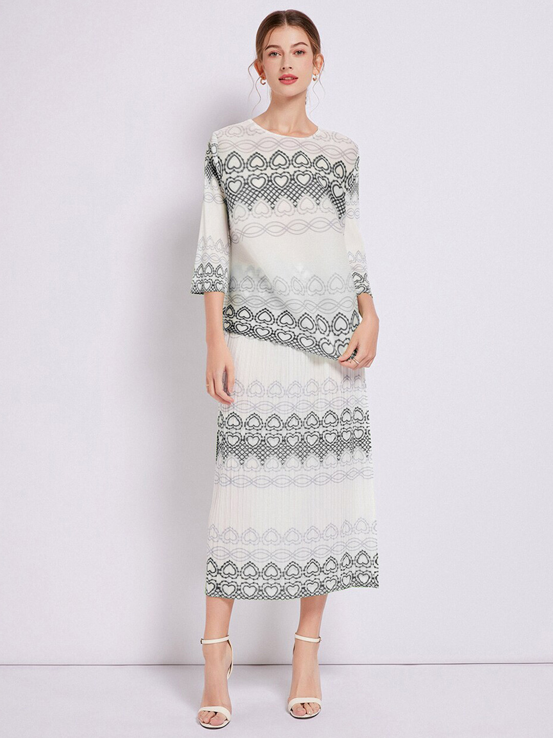 Buy JC Collection Printed Top & Skirt - Co Ords for Women 29367612 | Myntra