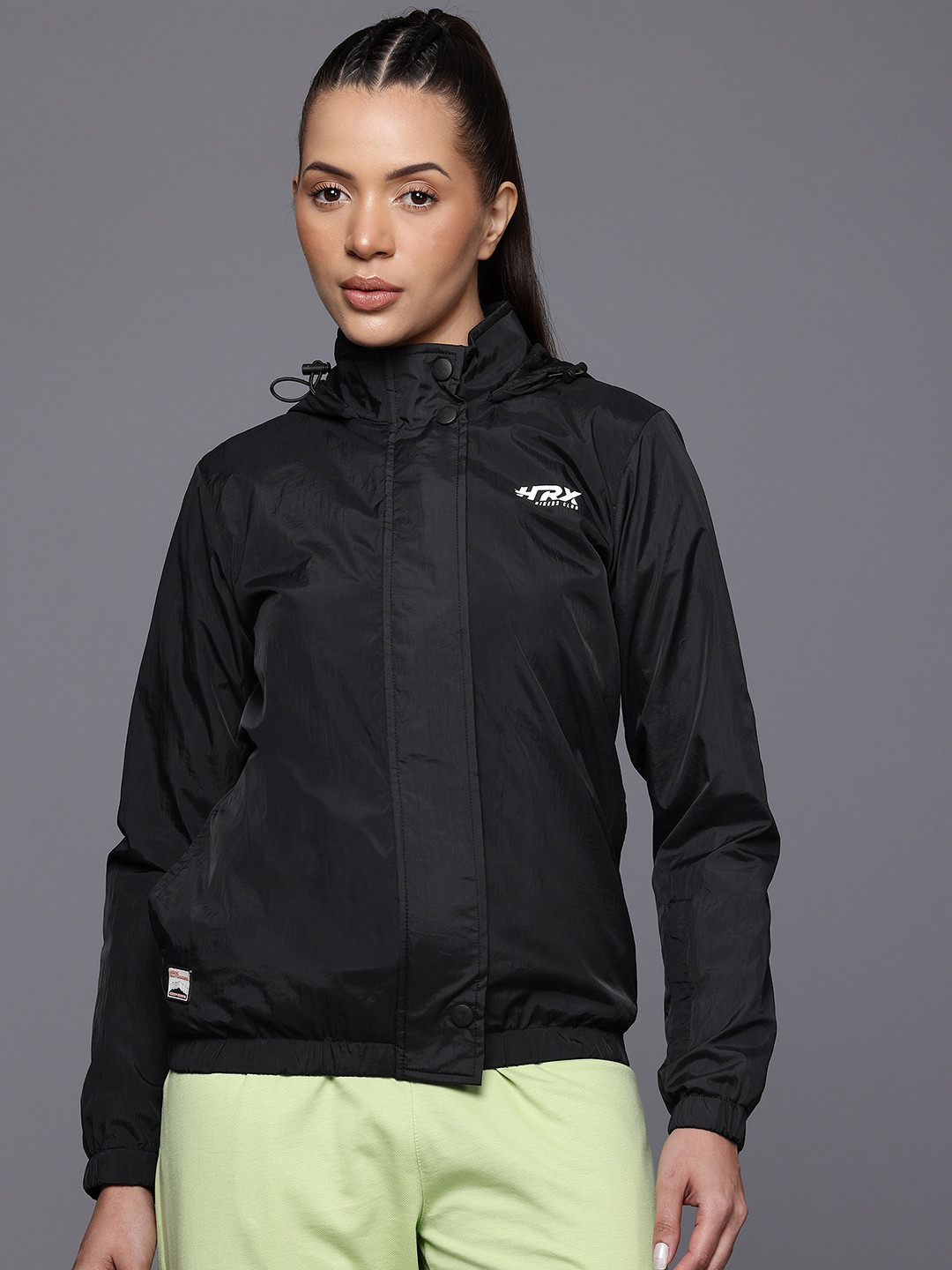 Buy HRX By Hrithik Roshan Rapid Dry Hooded Tailored Jacket - Jackets ...