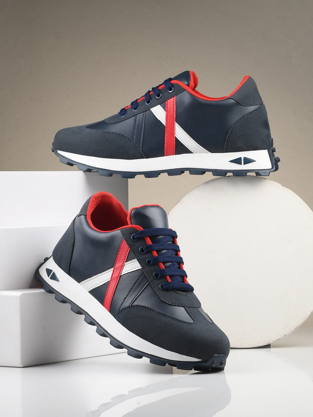 Buy The Roadster Lifestyle Co. Men Colorblocked Running Sports Shoes ...