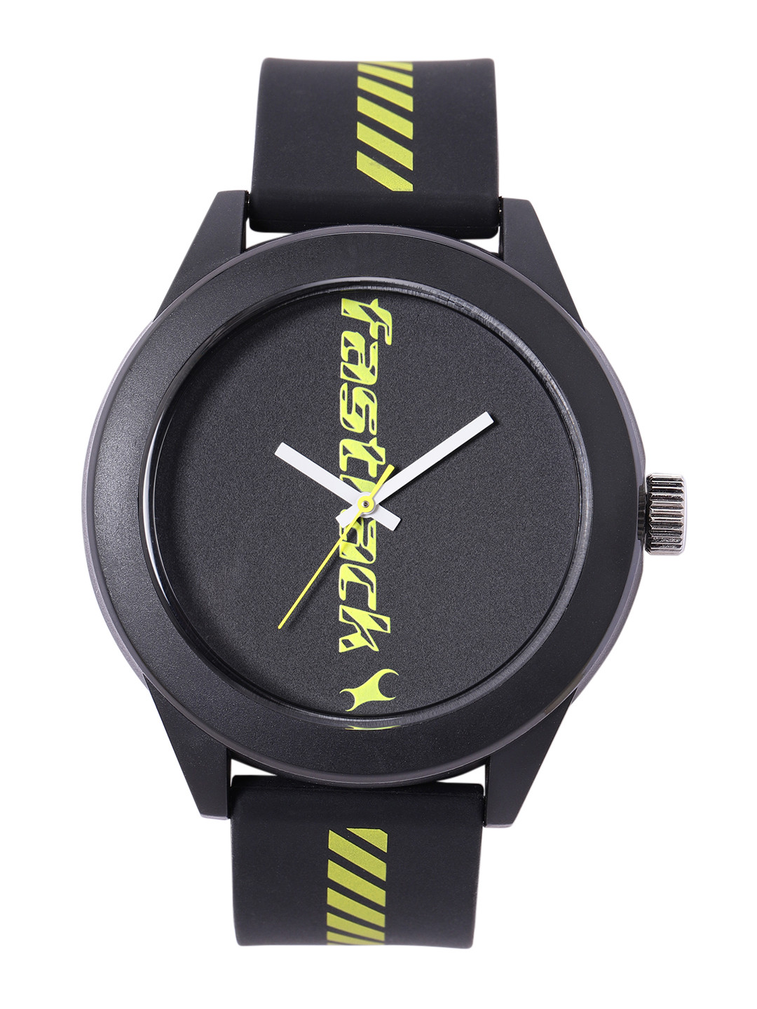 Buy Fastrack Unisex Brand Logo Printed Dial & Silicon Straps Analogue ...