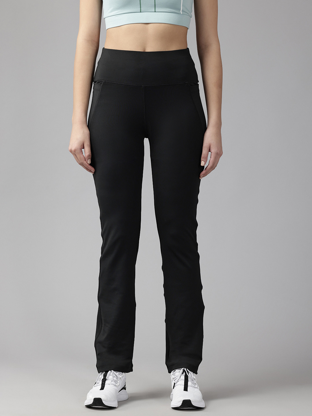 Buy Perfkt U Comfort High Rise Flare Gym Track Pants - Track Pants for ...