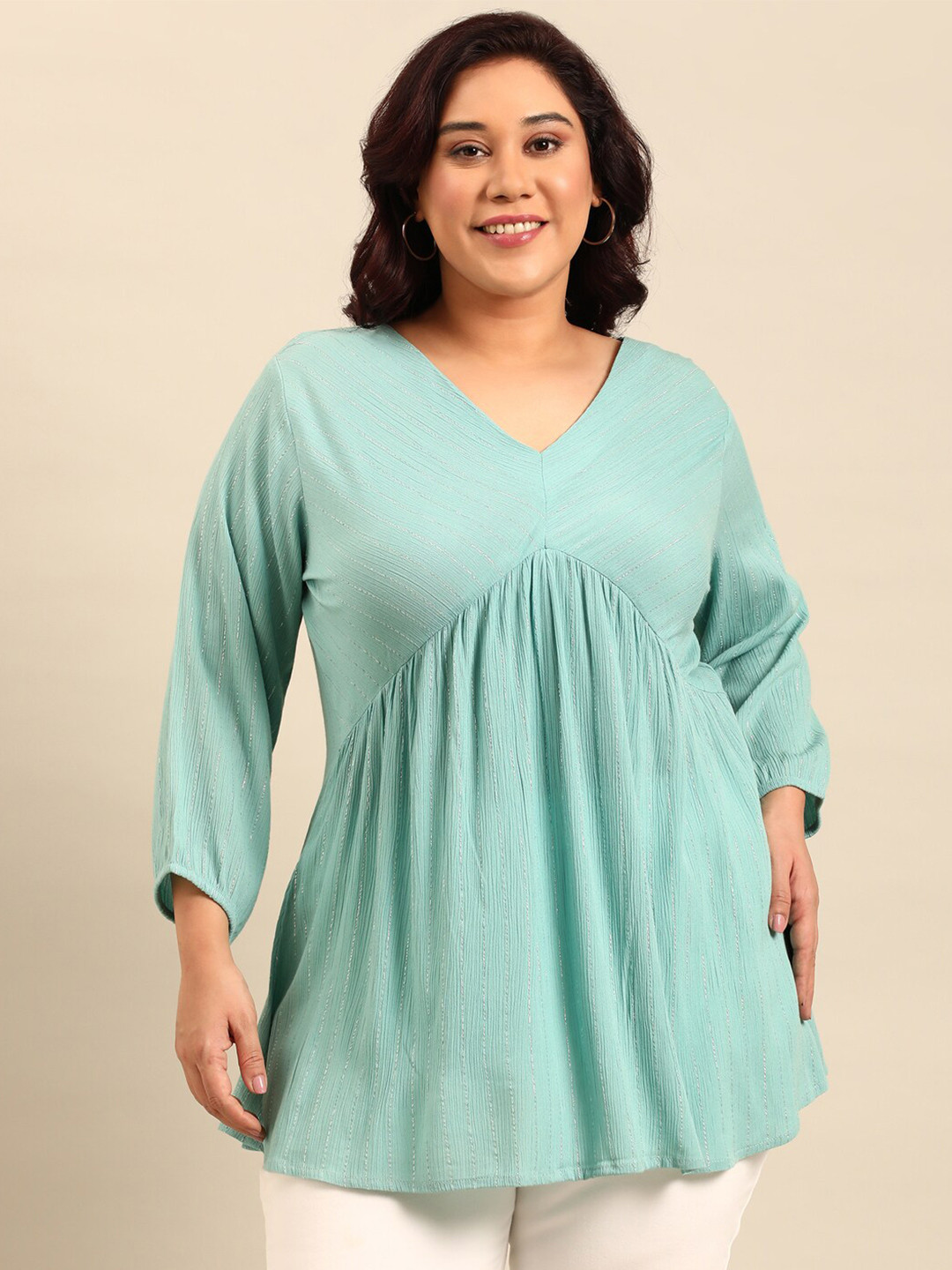 Buy The Pink Moon Lurex Tunic - Tunics for Women 29409680 | Myntra