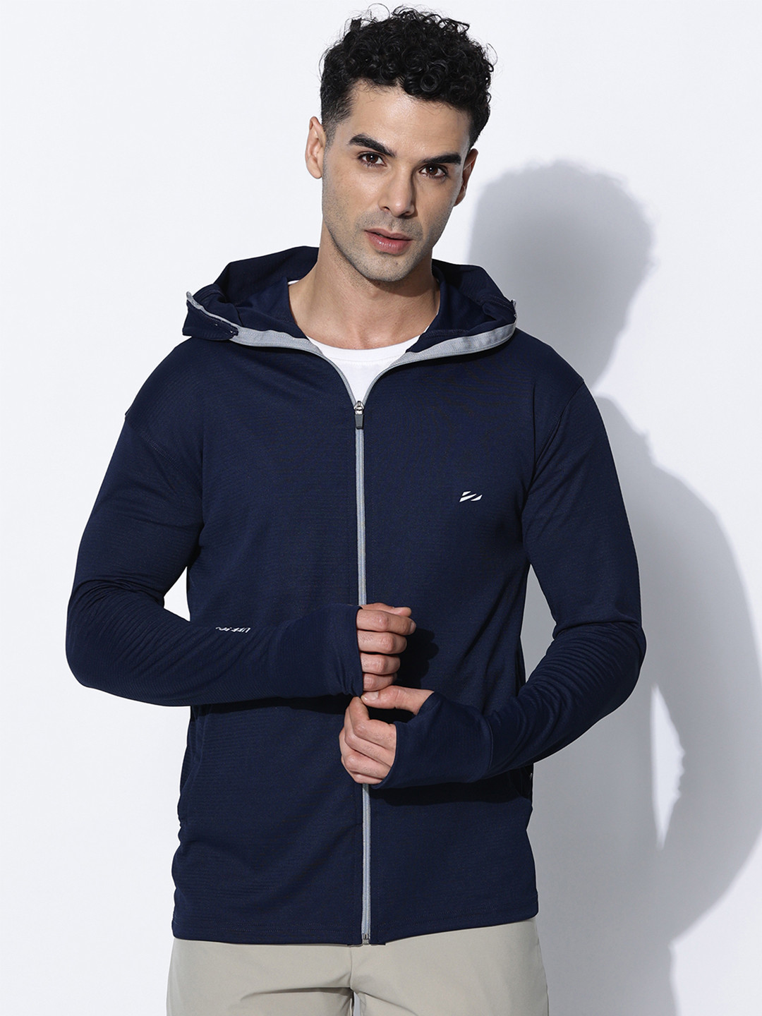 Buy BLUE TYGA Sunscreen Jacket 2.0 With UPF 50 - Jackets for Men ...