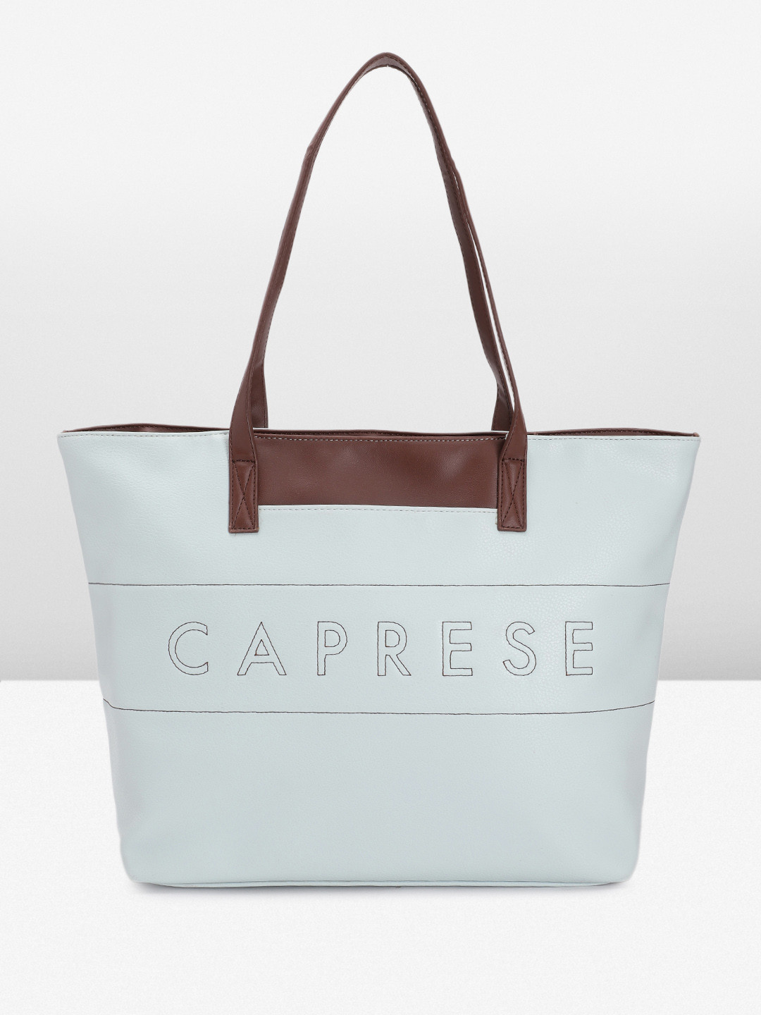 Buy Caprese Narni Brand Logo Thread Detail Colourblocked Shoulder Bag ...