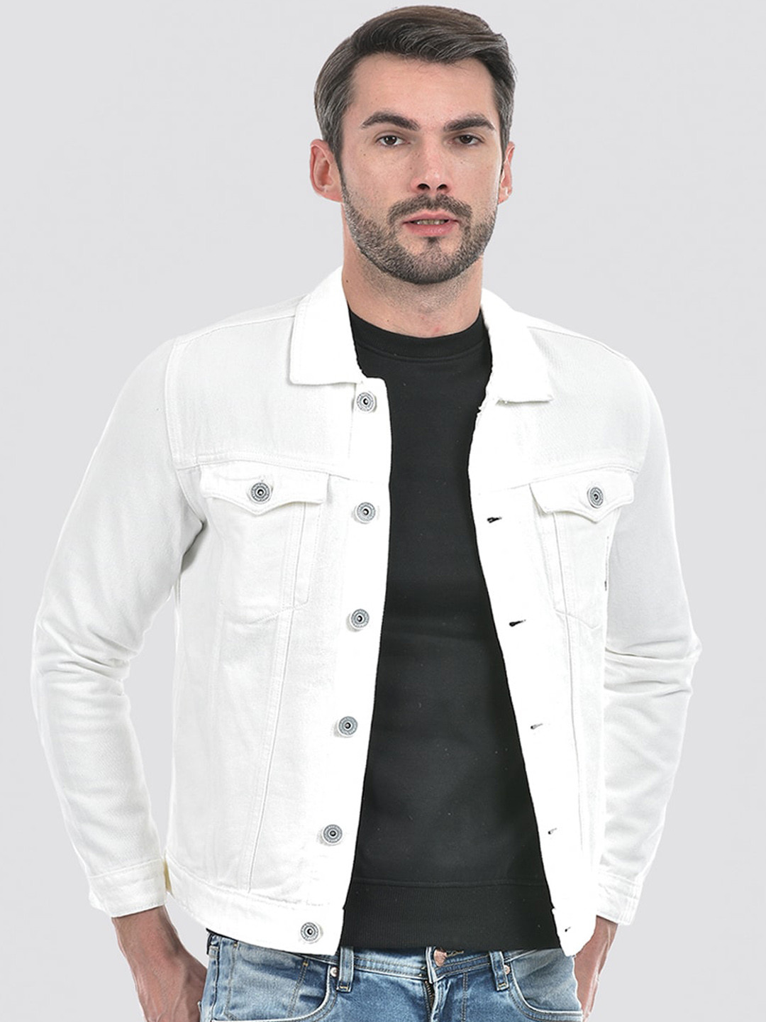 Buy Lawman Pg3 Crop Denim Jacket - Jackets for Men 29425546 | Myntra