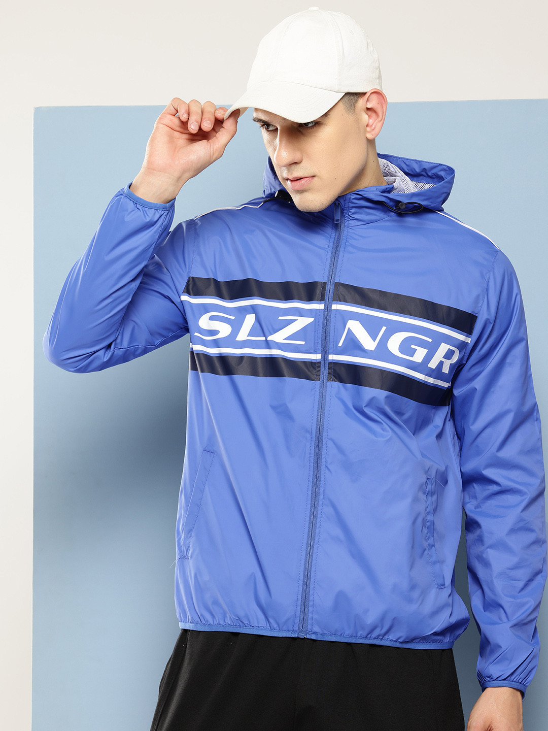 Buy Slazenger Brand Logo Printed Outdoor Jacket - Jackets for Men ...