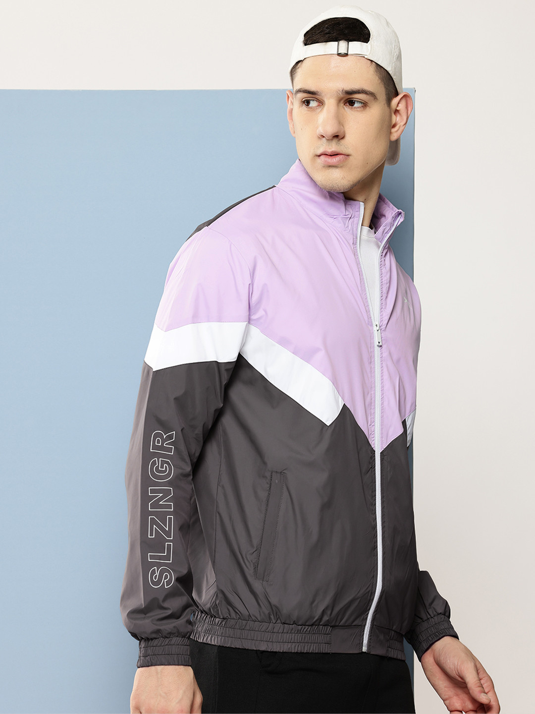 Buy Slazenger Ultra Dry Colourblocked Sporty Jacket - Jackets for Men ...
