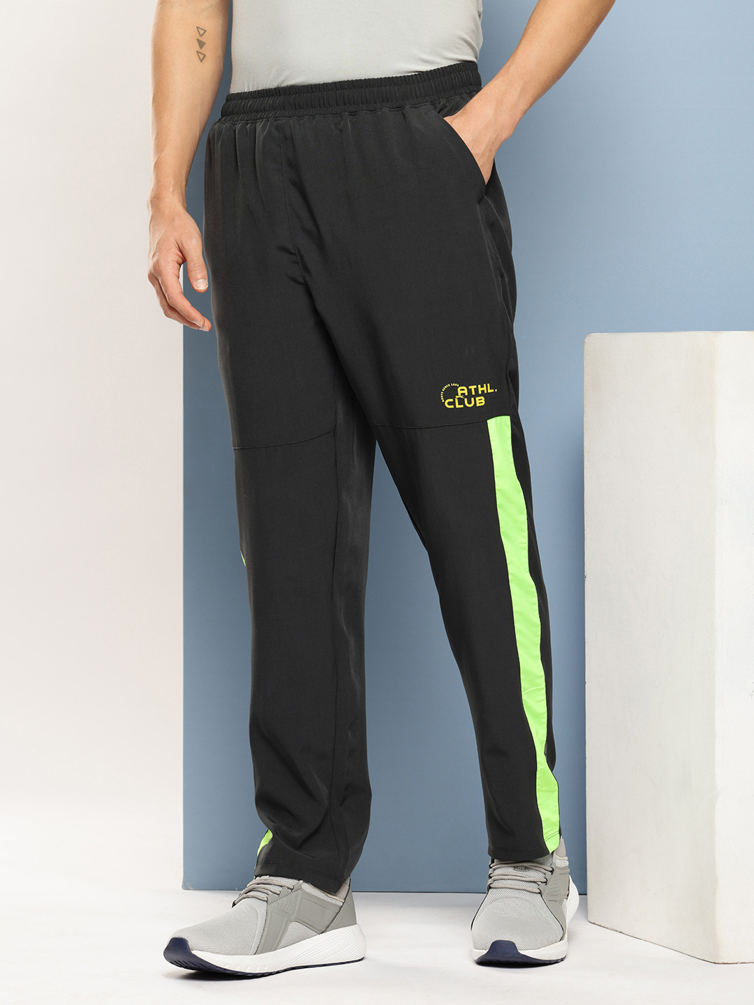 Buy Slazenger Men Stripe Detailed Ultra Dry Training Track Pants ...