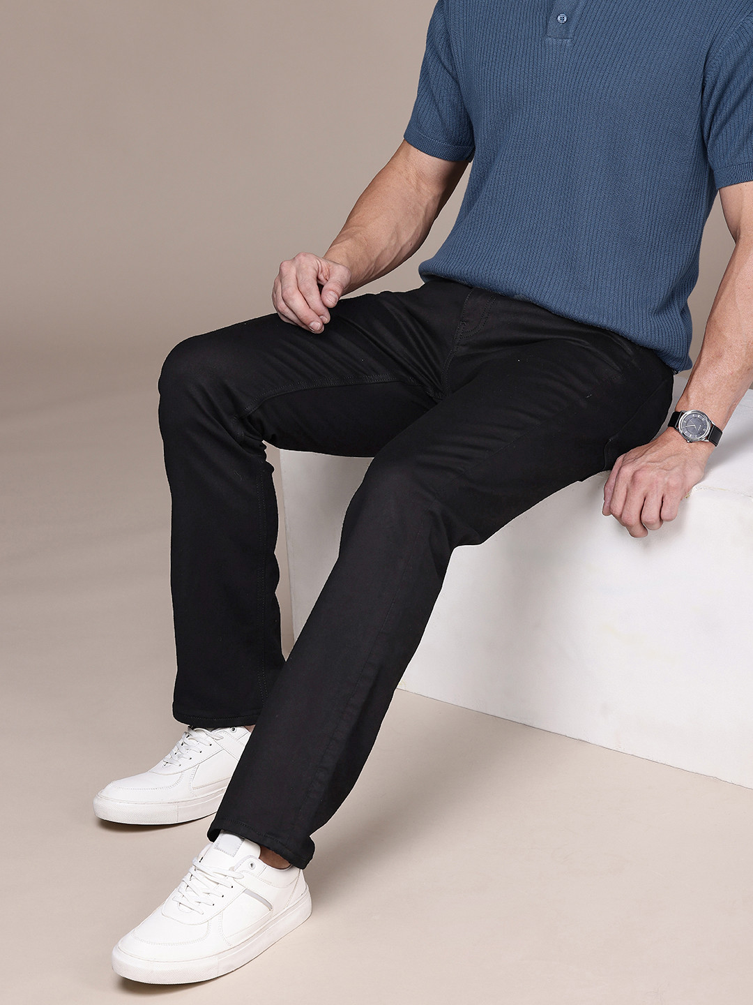 Buy French Connection Men Regular Fit Stretchable Jeans - Jeans for Men ...