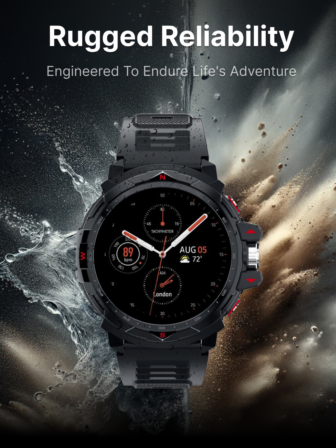 Buy CULT Ranger XR Ultra Amoled Outdoor Rugged GoogleFit & Strava ...