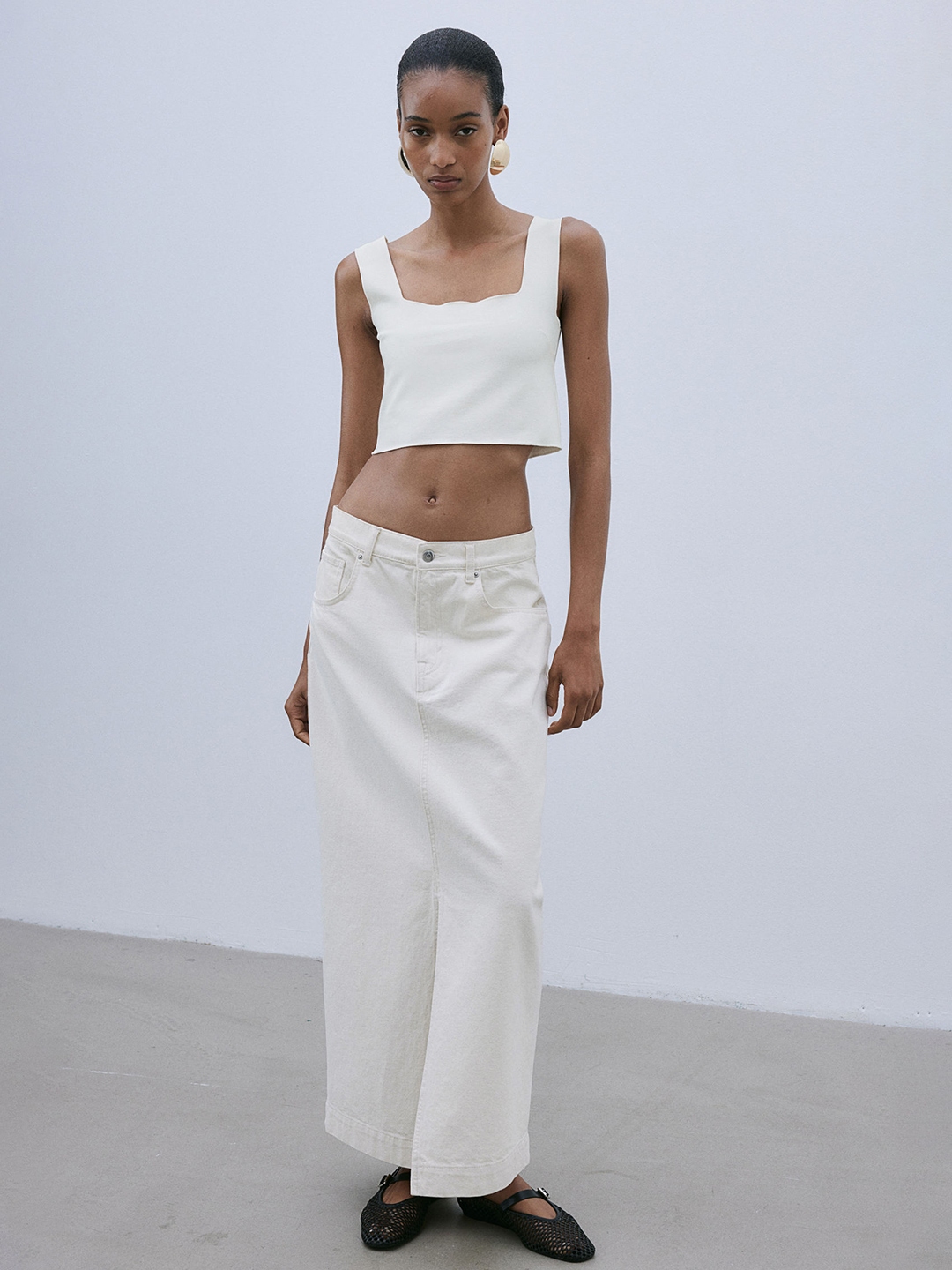 Buy Handm Cropped Vest Top Tops For Women 29440426 Myntra