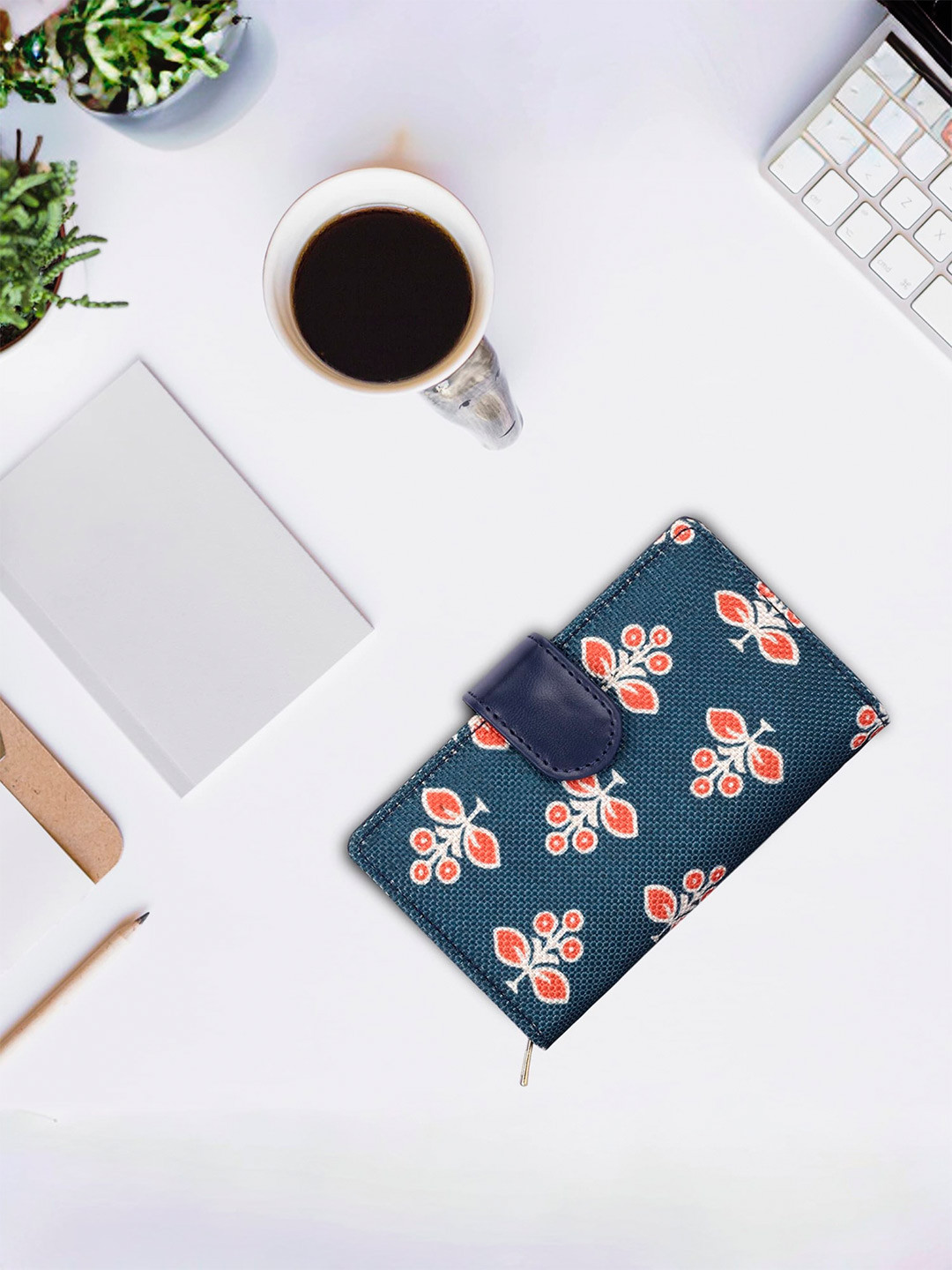 Buy THE CLOWNFISH Fab Women Floral Printed Zip Around Wallet - Wallets ...