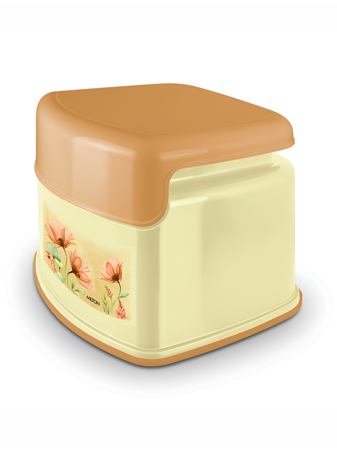 Buy Milton Brown Swish Plastic Stool - Bathroom Accessories for Unisex ...