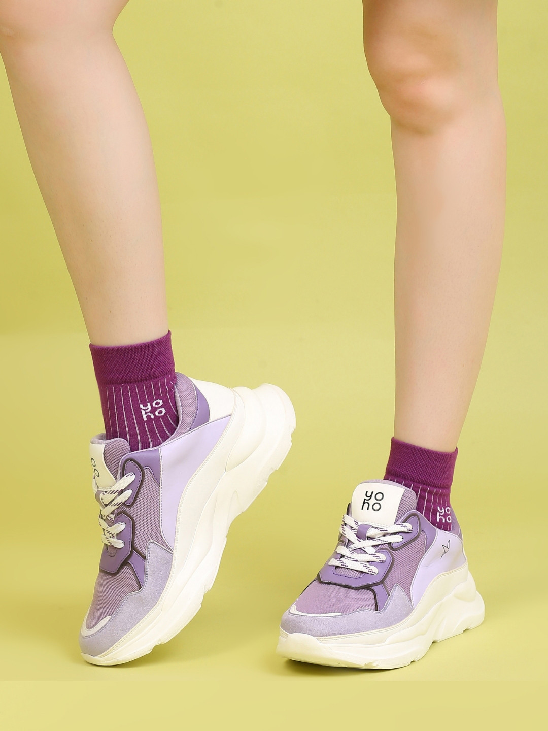 Buy Yoho Women Chunky Sneakers - Casual Shoes for Women 29451294 | Myntra