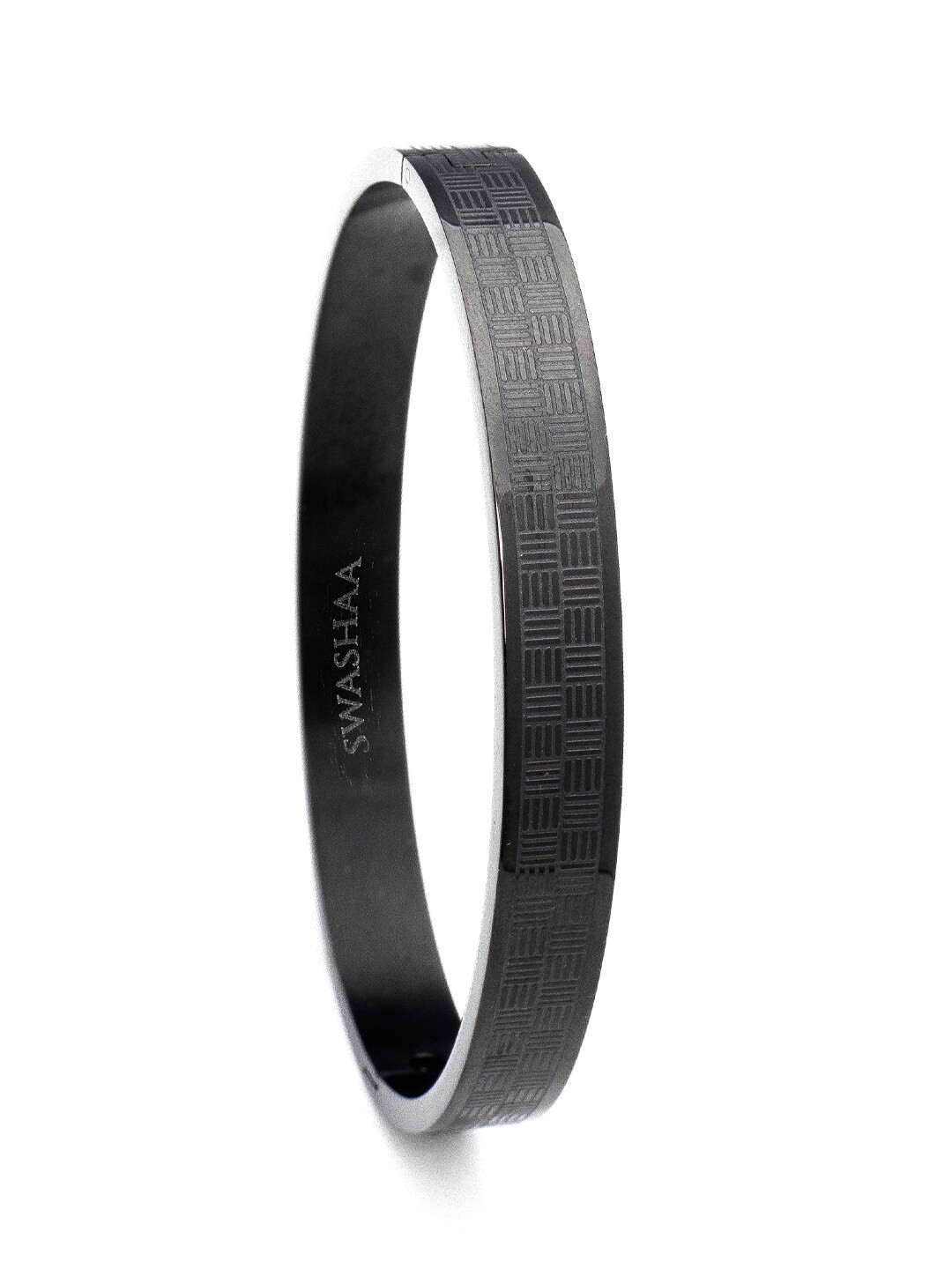 Buy SWASHAA Men Stainless Steel Kada Bracelet - Bracelet for Men ...