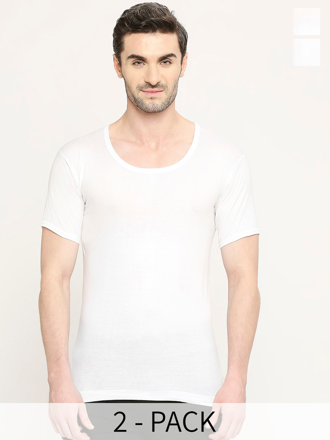 Buy VIP Pack Of 2 Pure Cotton Innerwear Vests - Innerwear Vests for Men ...