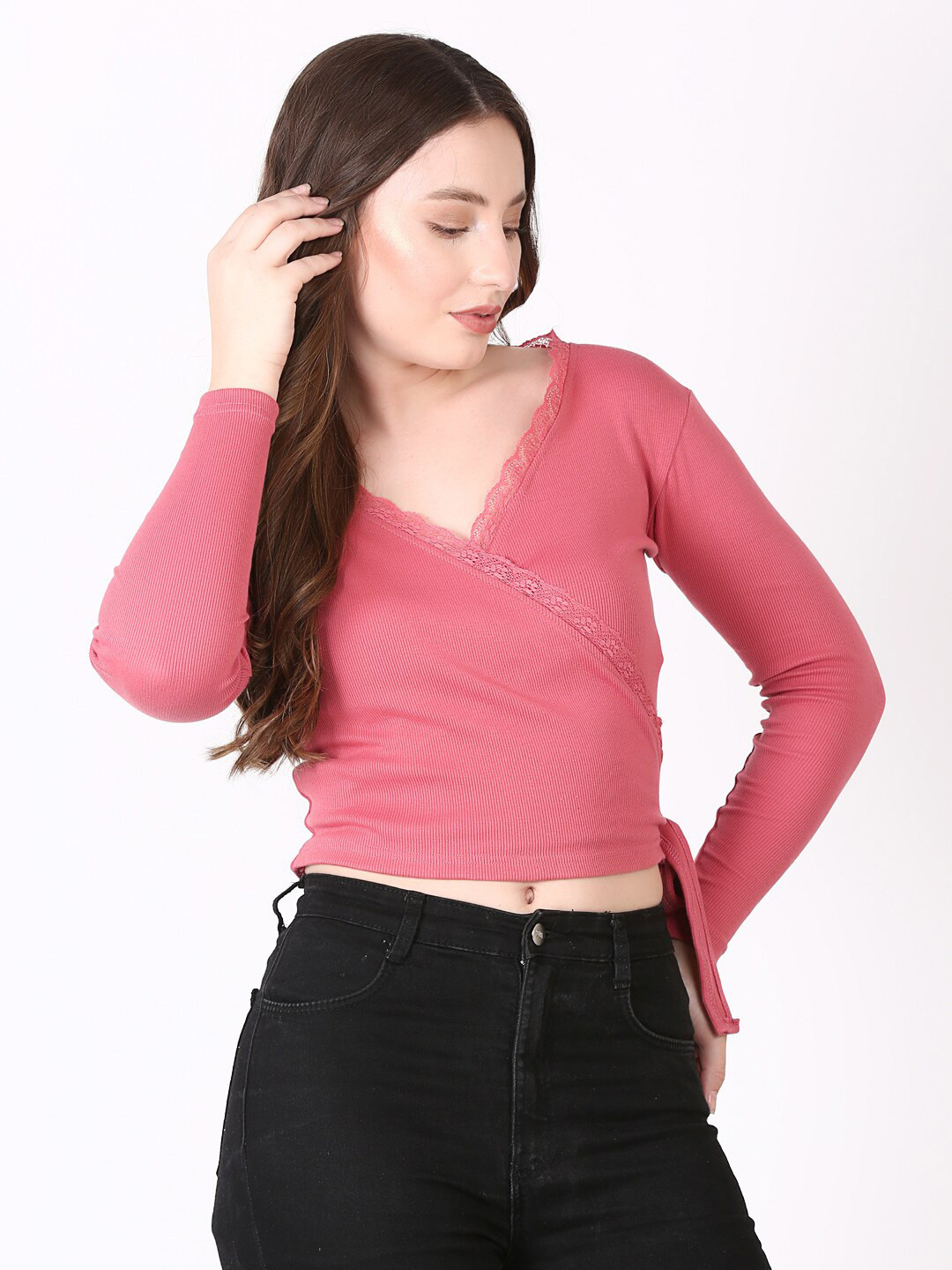 Buy SIGHTBOMB Cotton Wrap Top - Tops for Women 29462576 | Myntra