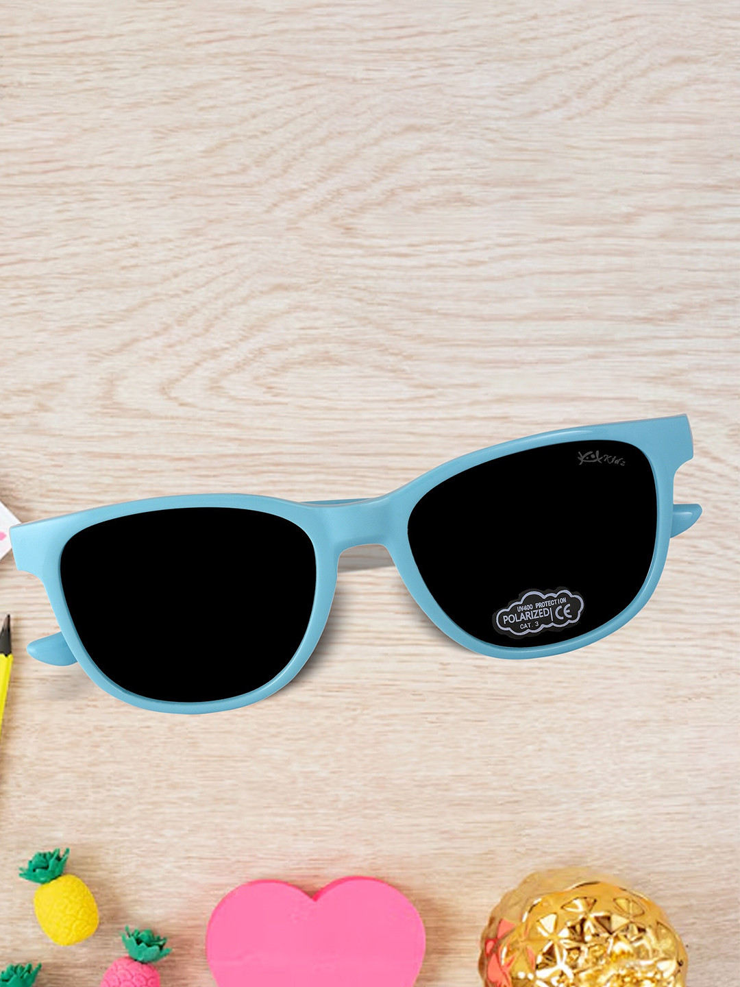 Buy Kool Kidz Kids Round Sunglasses With Polarised And UV Protected ...