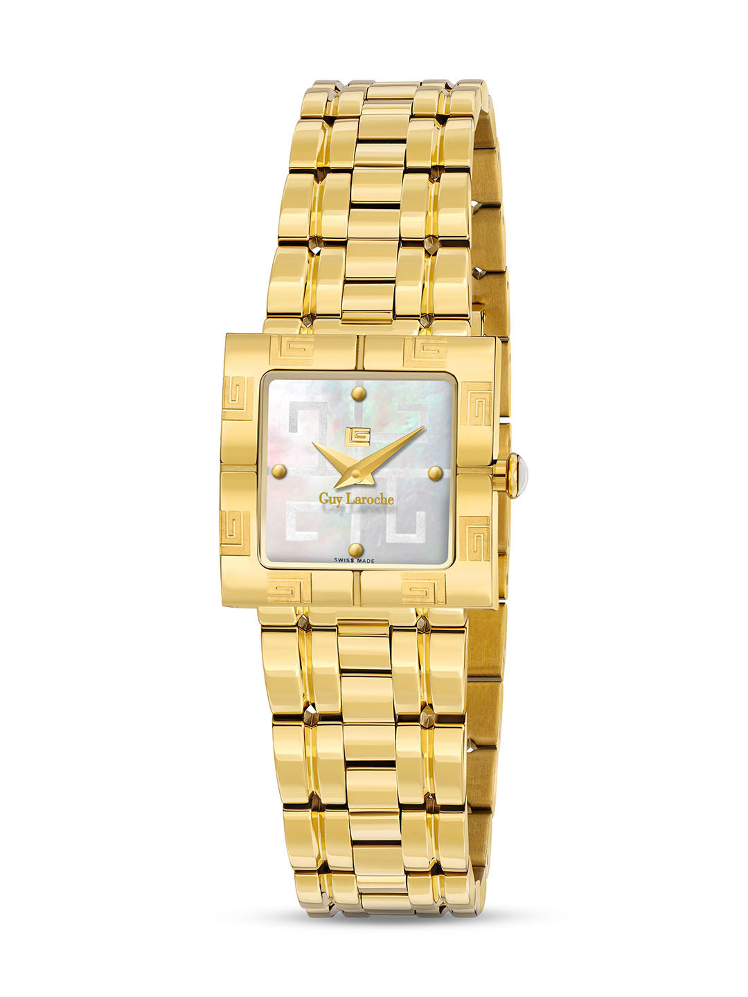 Buy Guy Laroche Women Printed Dial & Stainless Steel Analogue Swiss ...