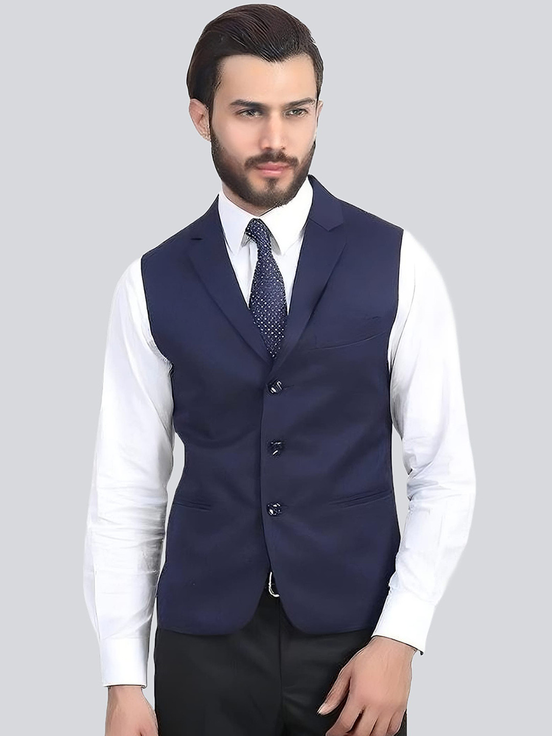 Buy BAESD Slim Fit Formal Satin Waistcoat - Waistcoat for Men 29483896 ...