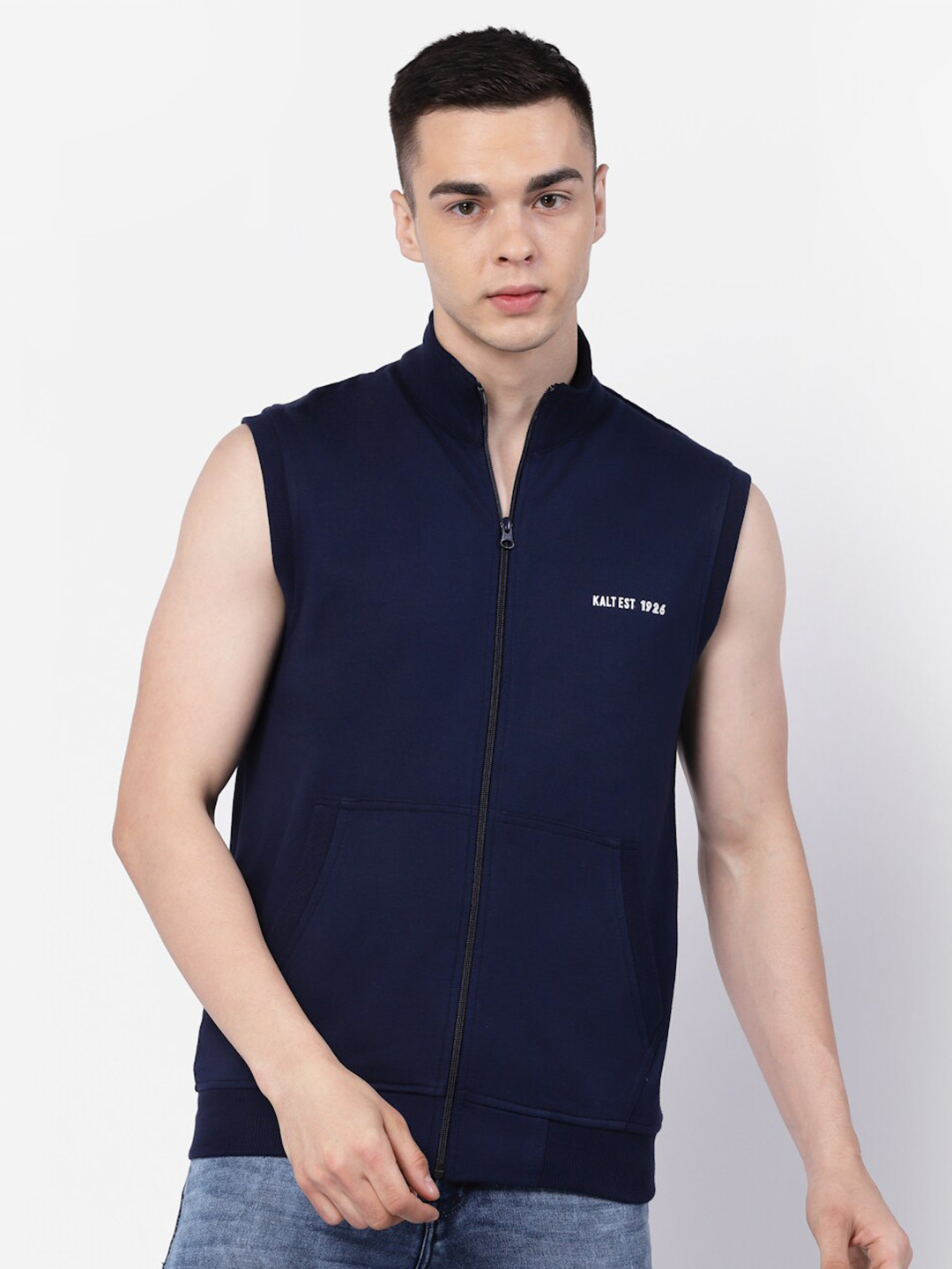 Buy Kalt Mock Neck Front Open Sweatshirt - Sweatshirts for Men 29495580 ...