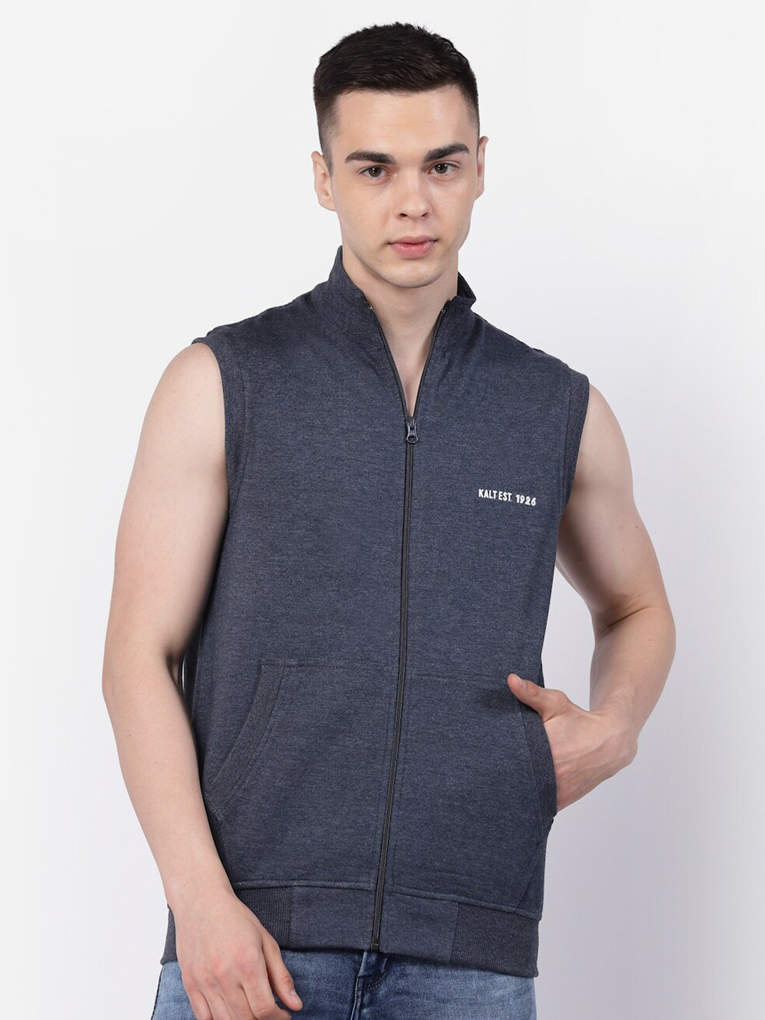 Buy Kalt Mock Neck Front Open Sweatshirt - Sweatshirts for Men 29495586 ...