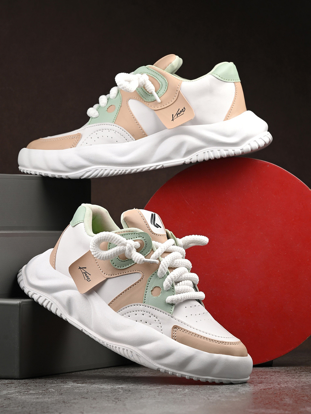 Buy Knoos Men Colourblocked Lightweight Sneakers - Casual Shoes for Men ...