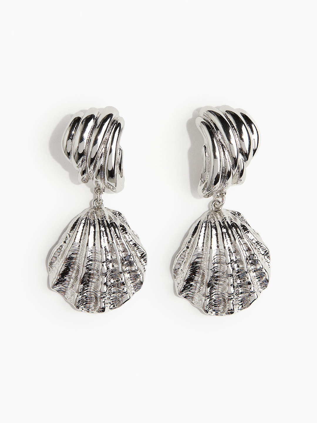 Buy H&M Shell Shaped Pendant Earrings - Earrings for Women 29507792 ...