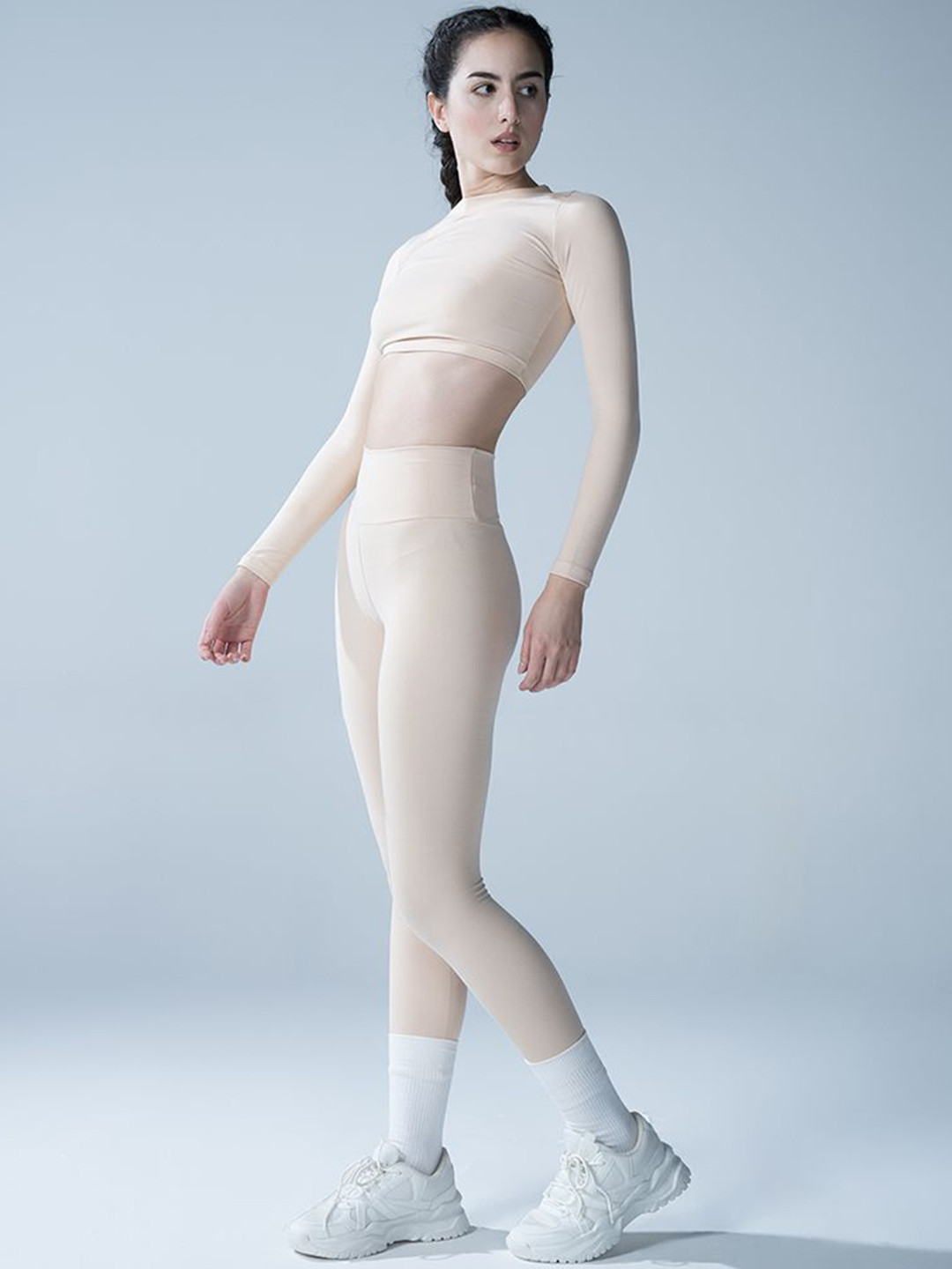 Buy Oh So Fly High Neck Crop Top With Tights - Tracksuits for Women 29510004 | Myntra