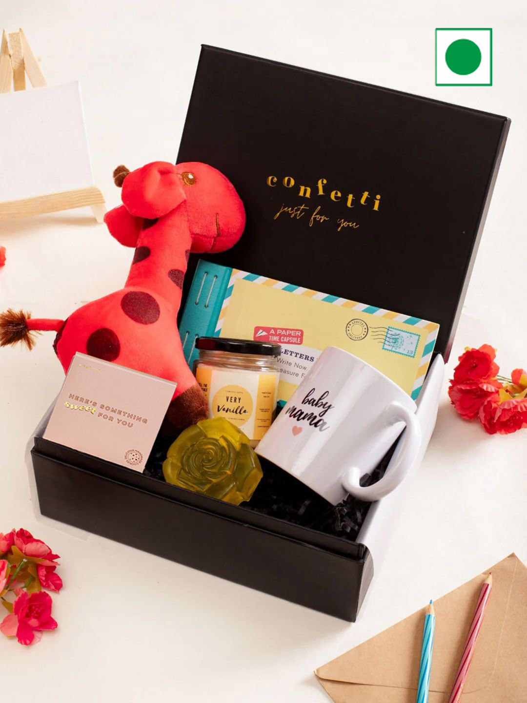 Buy Confetti Gifts 5 Pcs Items Gift Hamper Box - Home Gift Sets for ...