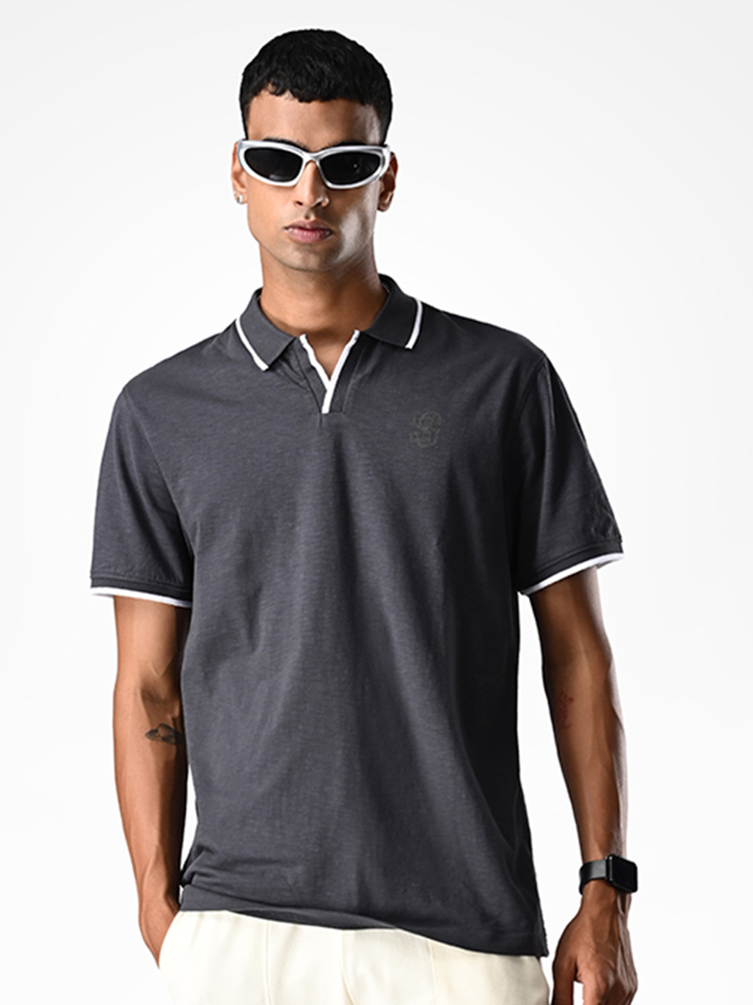 Buy Supa Men Applique Polo Collar T Shirt - Tshirts for Men 29535592 ...
