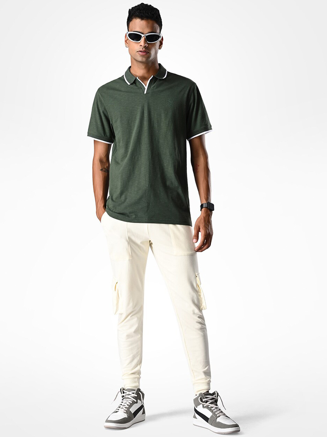 Buy Supa Men Polo Collar Tow Tone T Shirt - Tshirts for Men 29535616 ...