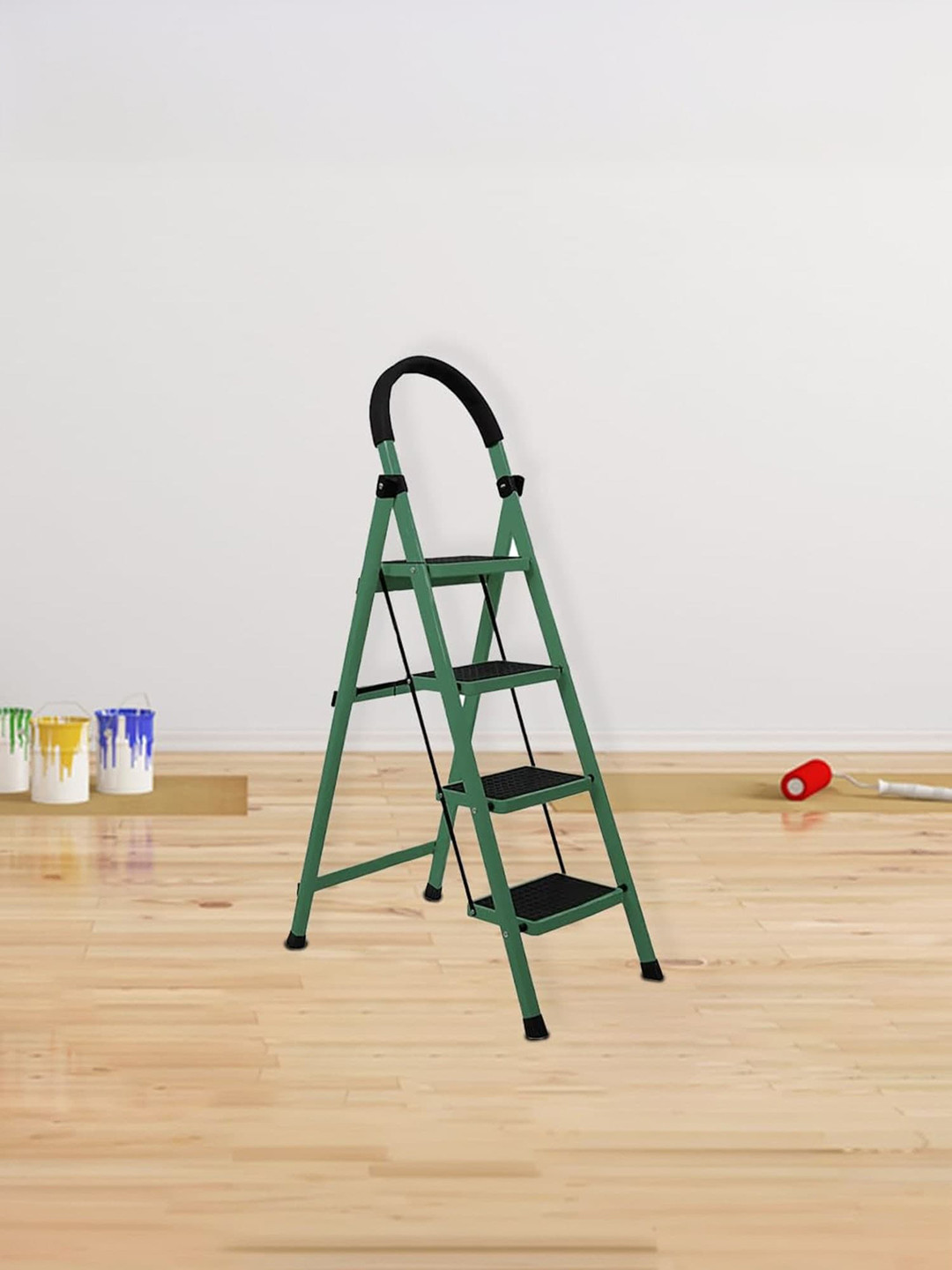 Buy Cheston Green Anti Skid 4 Step Ladder - Step Ladder for Unisex ...