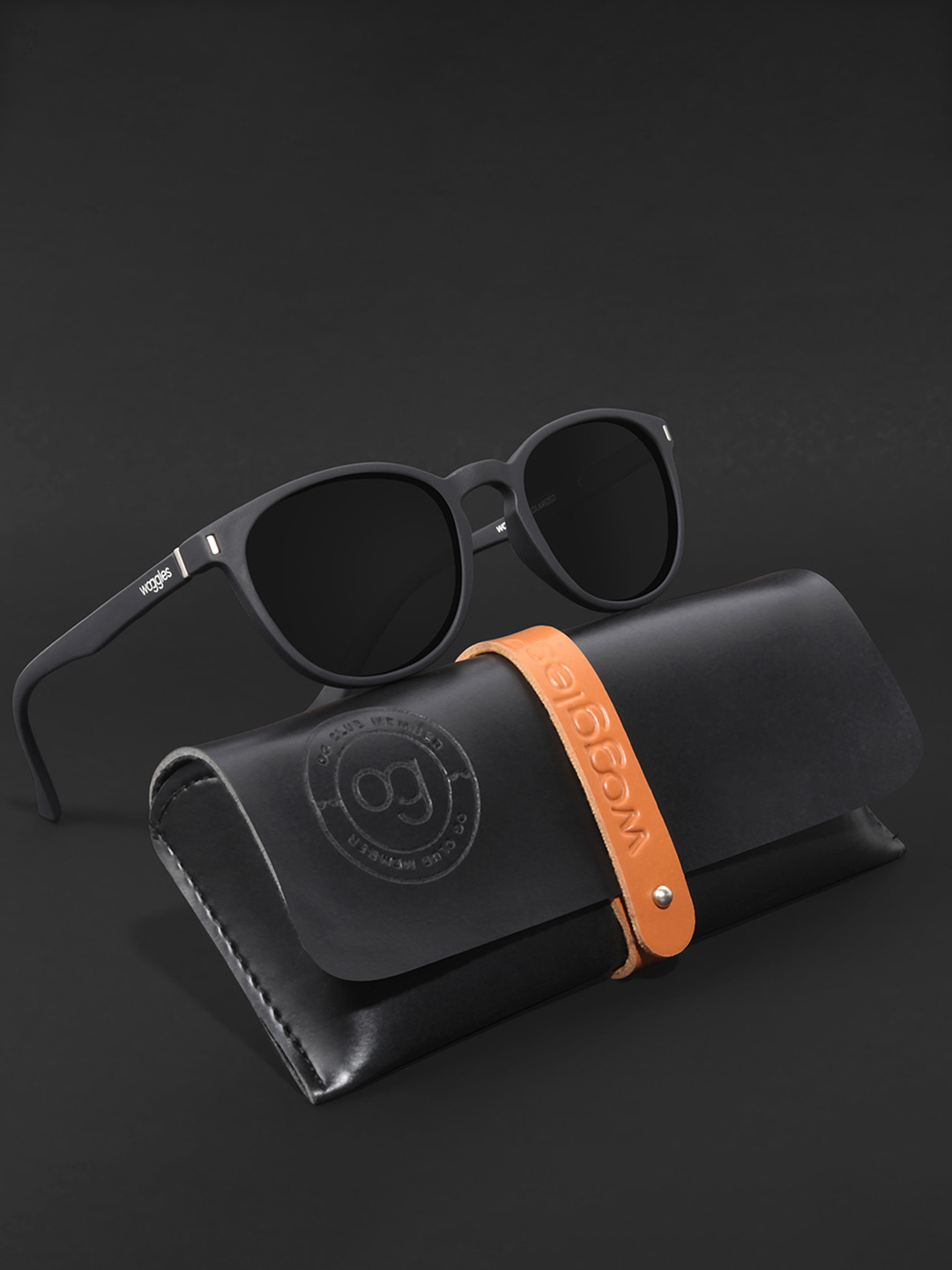 Buy Woggles Unisex Round Sunglasses With Polarised Lens WOWFRO 02 M09 ...