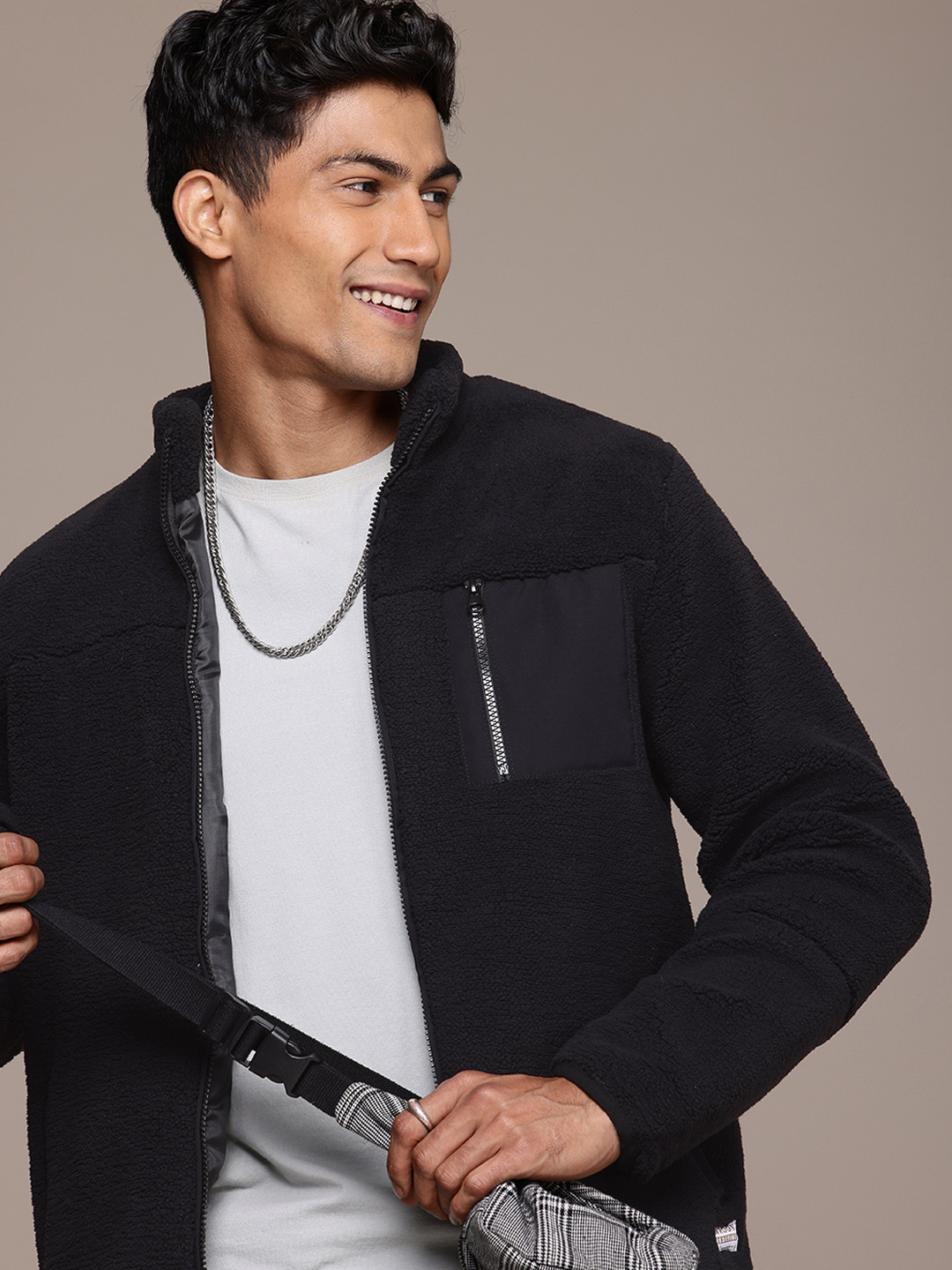 Buy WROGN Mock Collar Tailored Jacket - Jackets for Men 29581564 | Myntra